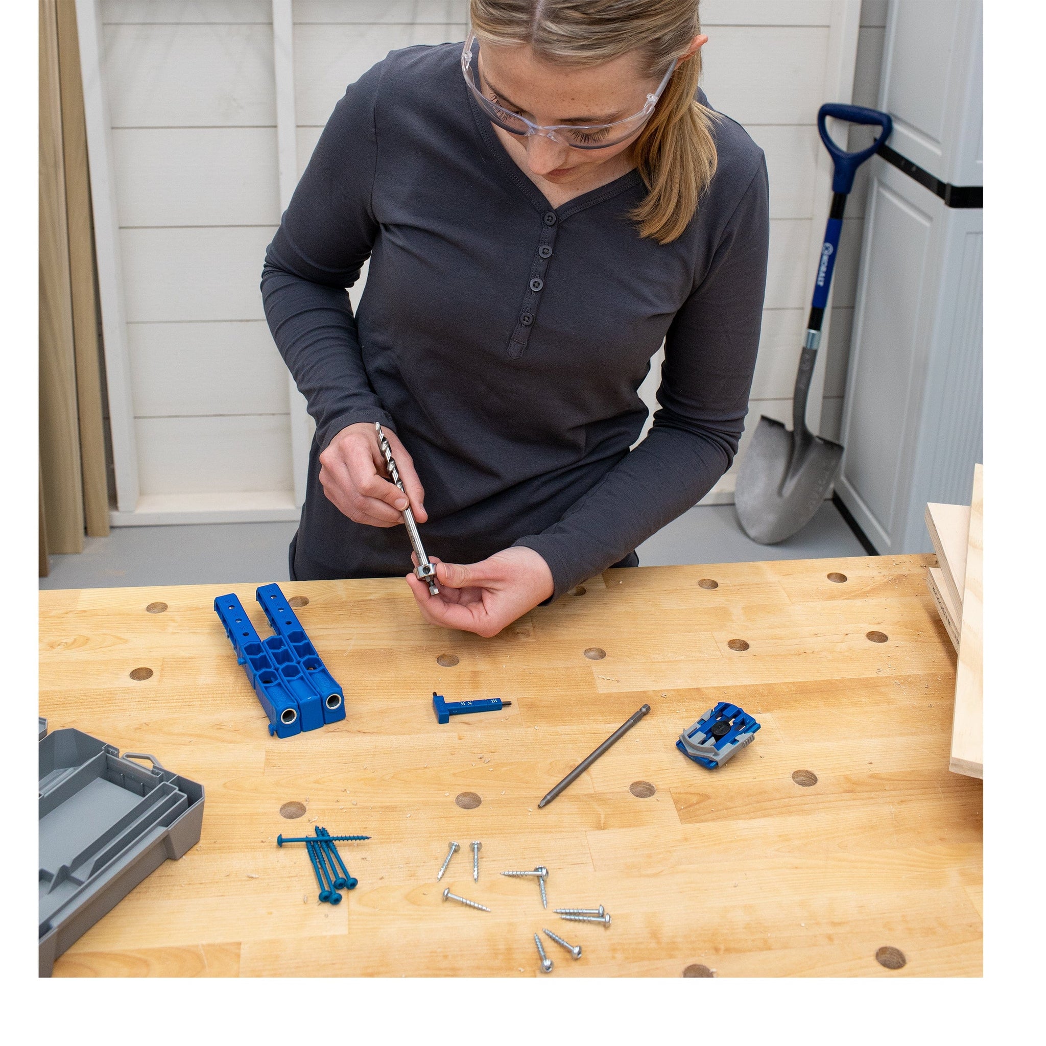 Buy Kreg Easy-Set Pocket-Hole Drill Bit Stop Collar and Hex Gauge at ...