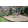 Weathered Wood Curved Playground Border 16' - 1" profile | Woodcraft