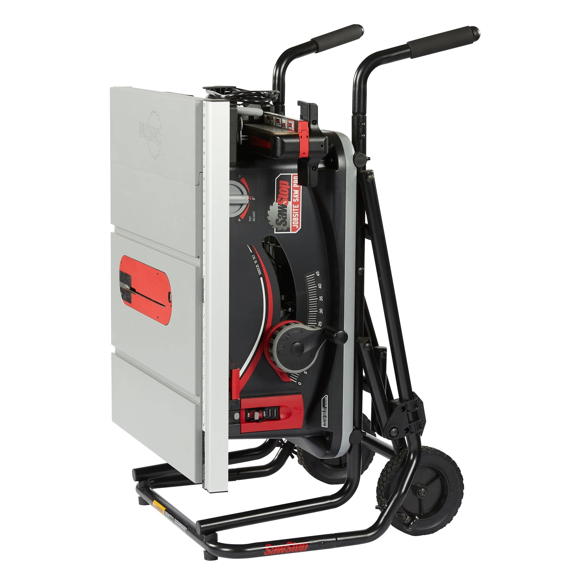 Sawstop Jobsite Saw PRO with Mobile Cart Assembly - 1-1/2 HP 120V ...