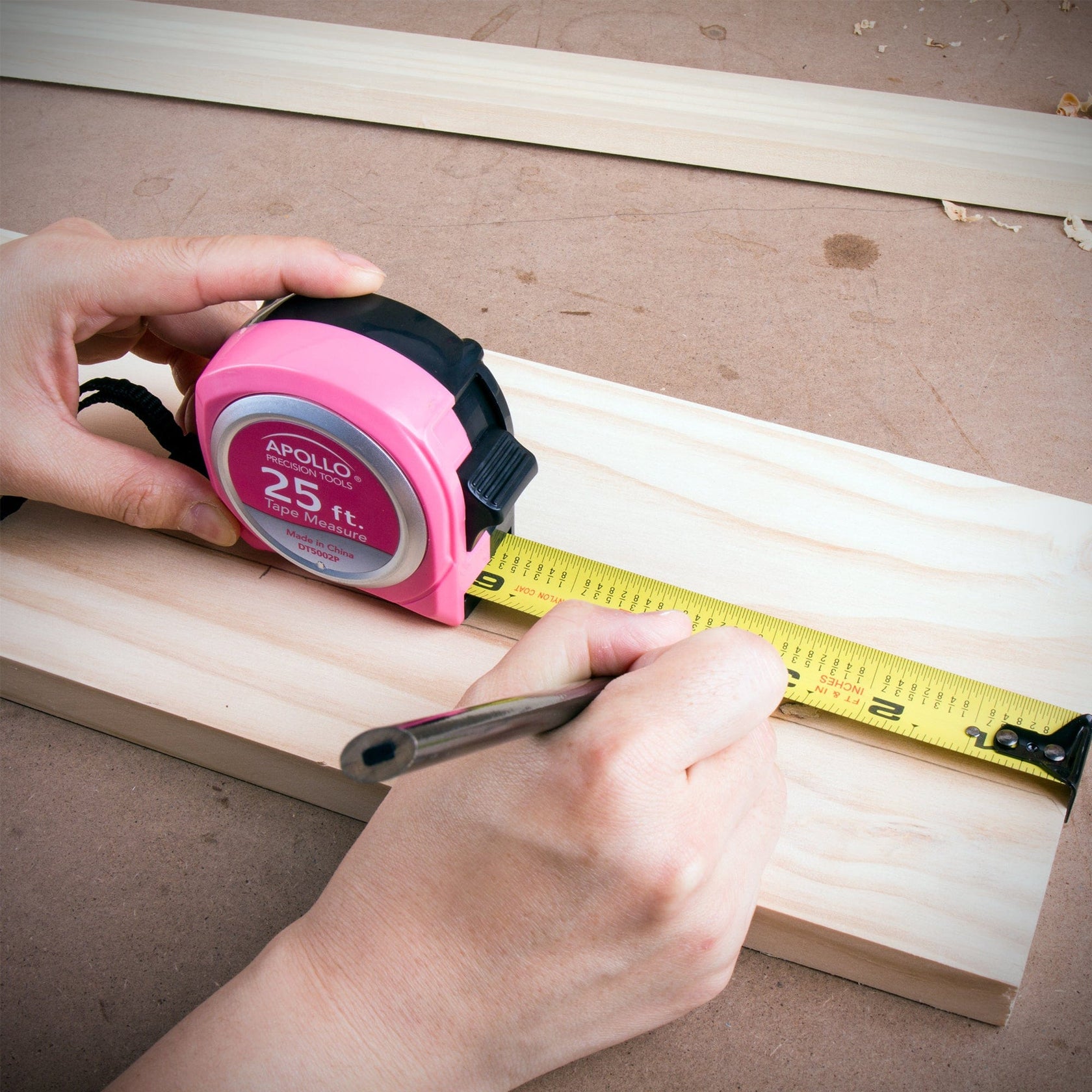 25ft. Tape Measure - Pink | Woodcraft