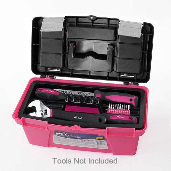 3 Piece Tool Box - Pink | Woodcraft