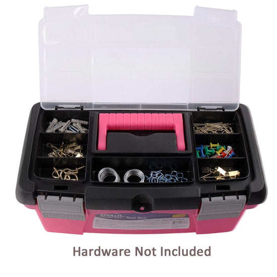 3 Piece Tool Box - Pink | Woodcraft