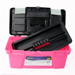 3 Piece Tool Box - Pink | Woodcraft
