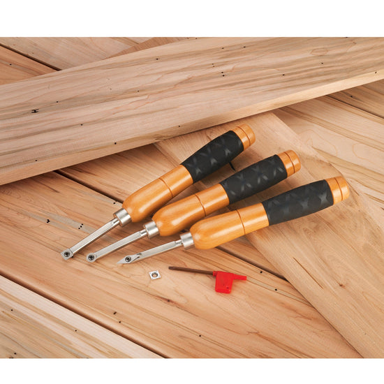 WoodRiver Carbide Turning Tool Set Replaceable Tip 3 Piece | Woodcraft
