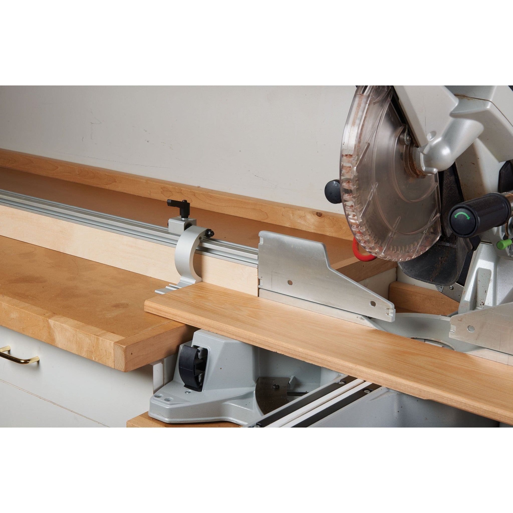 Flip-Over Fence Track Stop | Woodcraft