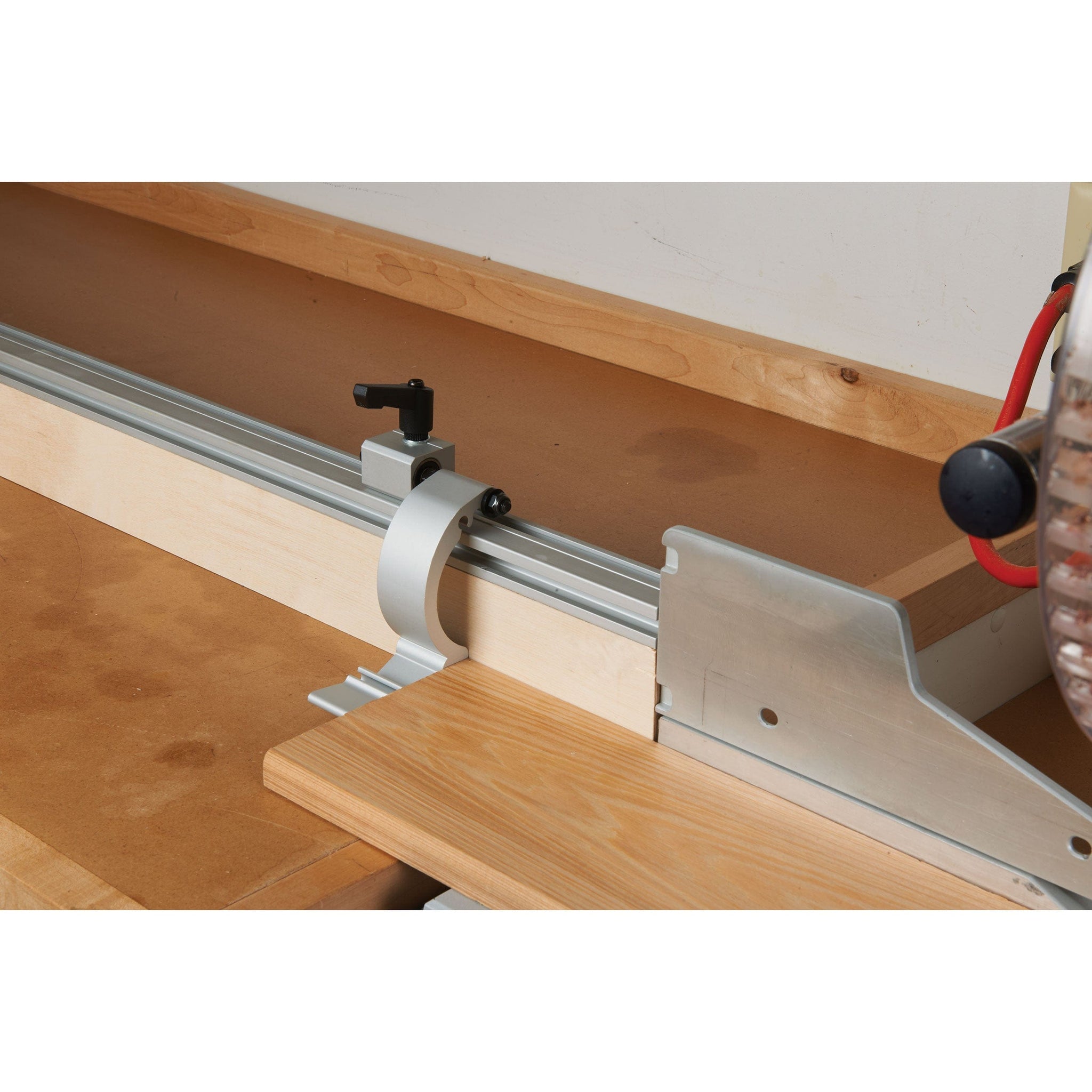 Flip-Over Fence Track Stop | Woodcraft