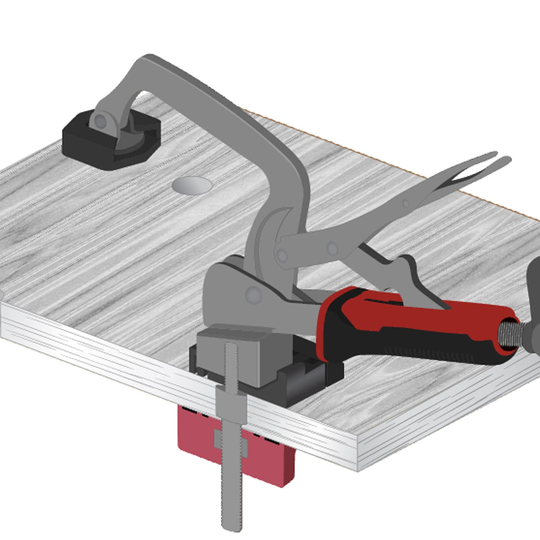 Milescraft - BenchLock Workbench Clamp Securing Kit | Woodcraft