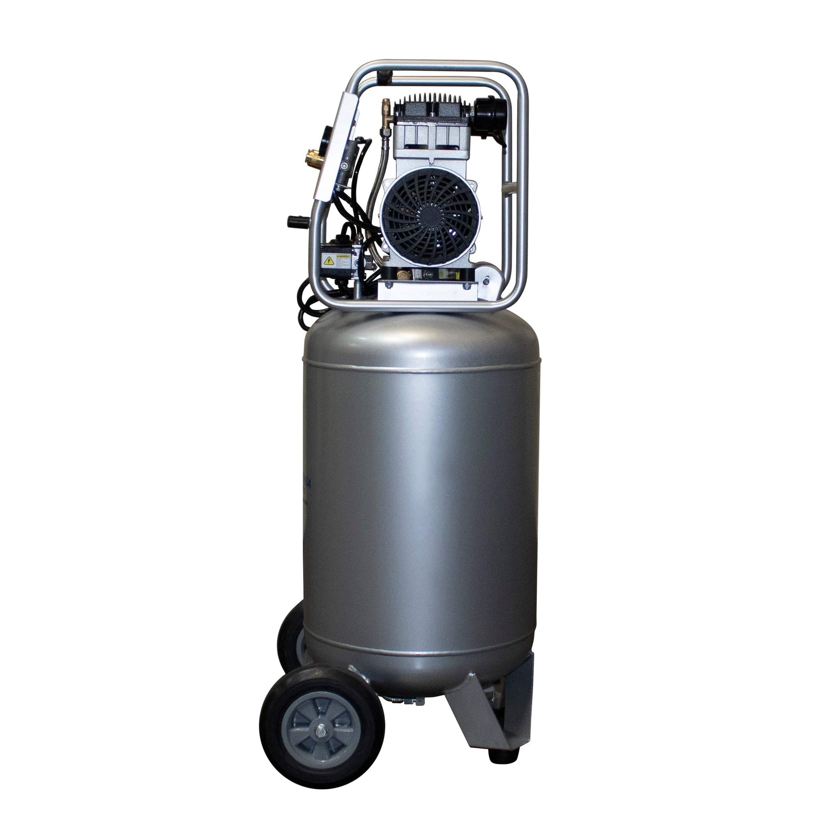 2HP 20 Gallon Oil-Free Steel Tank Air Compressor with Auto Drain Valve ...