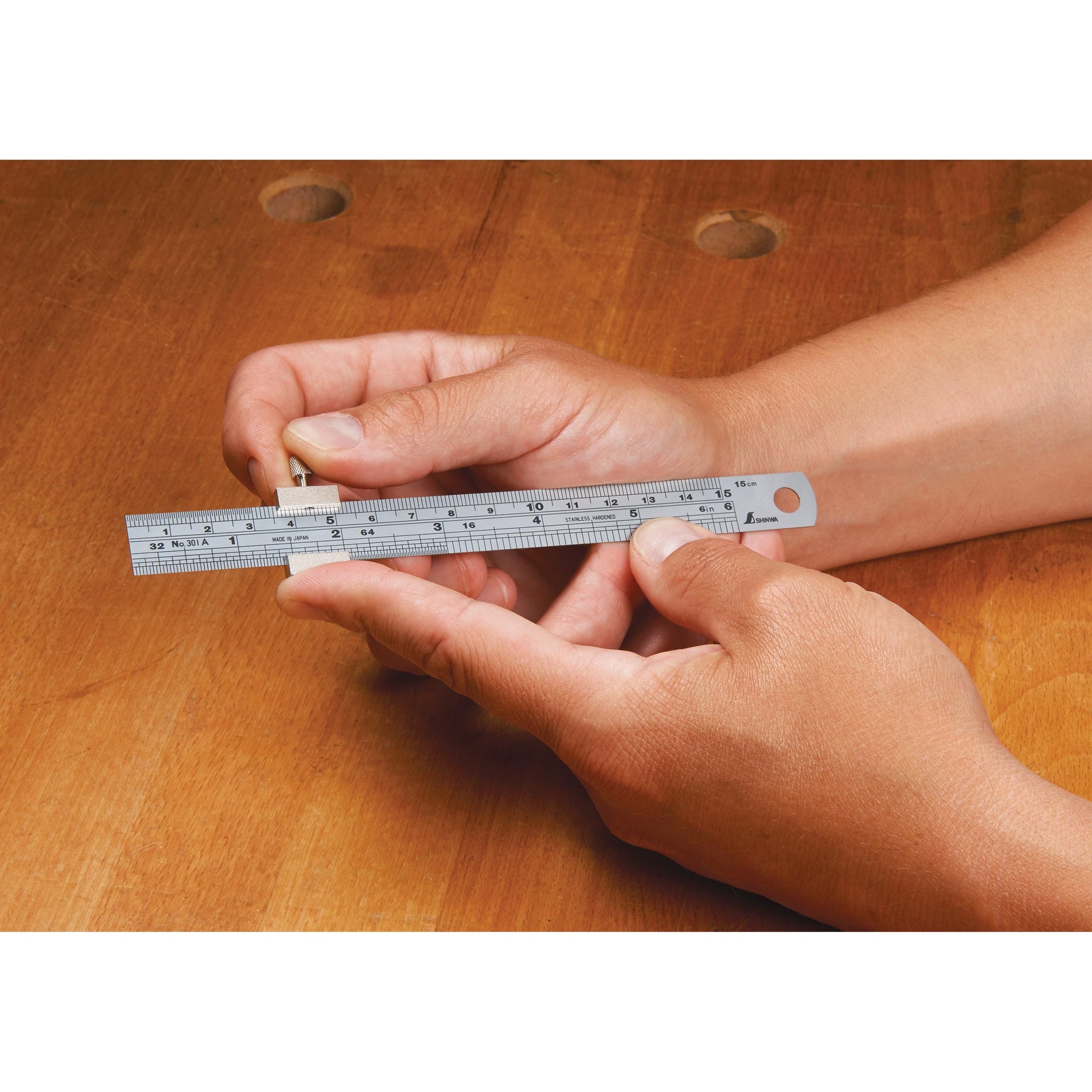 Stainless Steel 6" Ruler Stop | Woodcraft