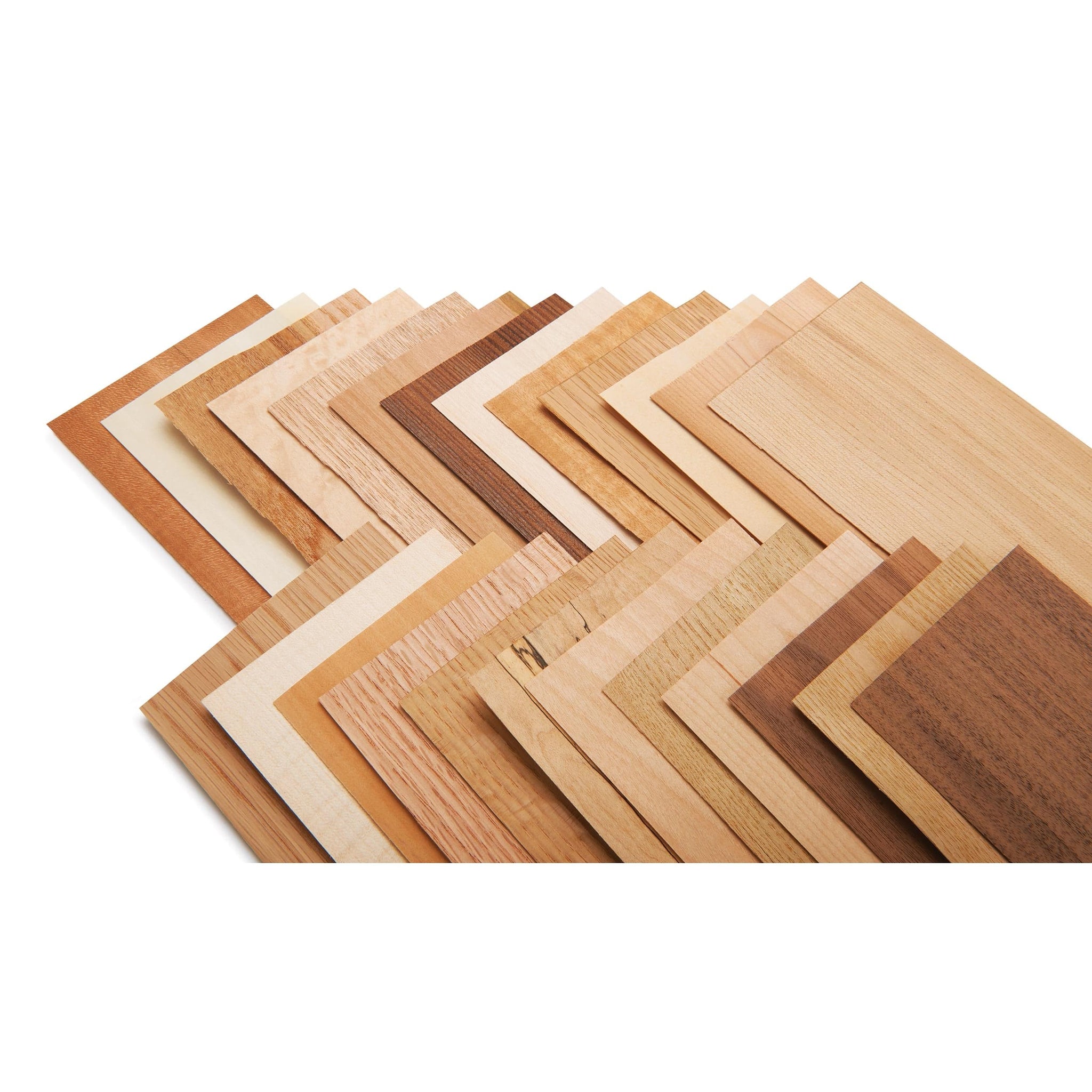 Sauers Wood ID Kit and Veneer Sample Pack - 4" x 9" - 25 Piece | Woodcraft