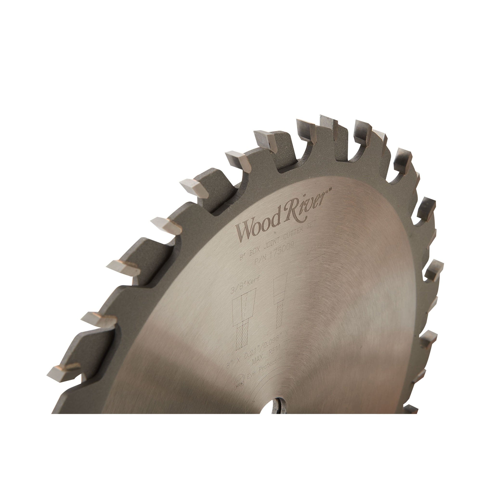 WoodRiver 8-Inch Box Joint Blade Set – 20T FTG, 5/8” Bore | Precision ...