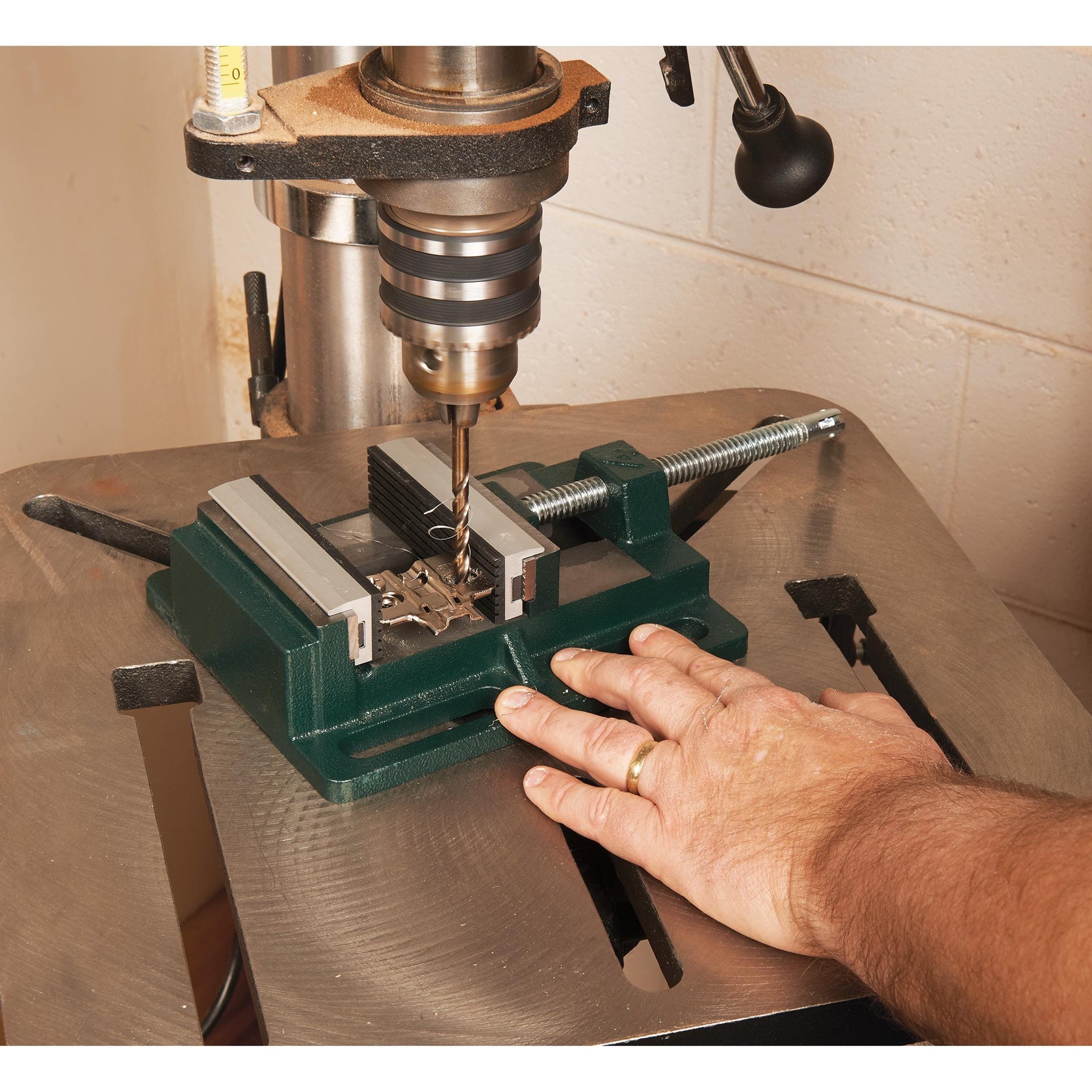 WoodRiver 4" Aluminum Vise Jaws with Rubber Face Grip | Woodcraft