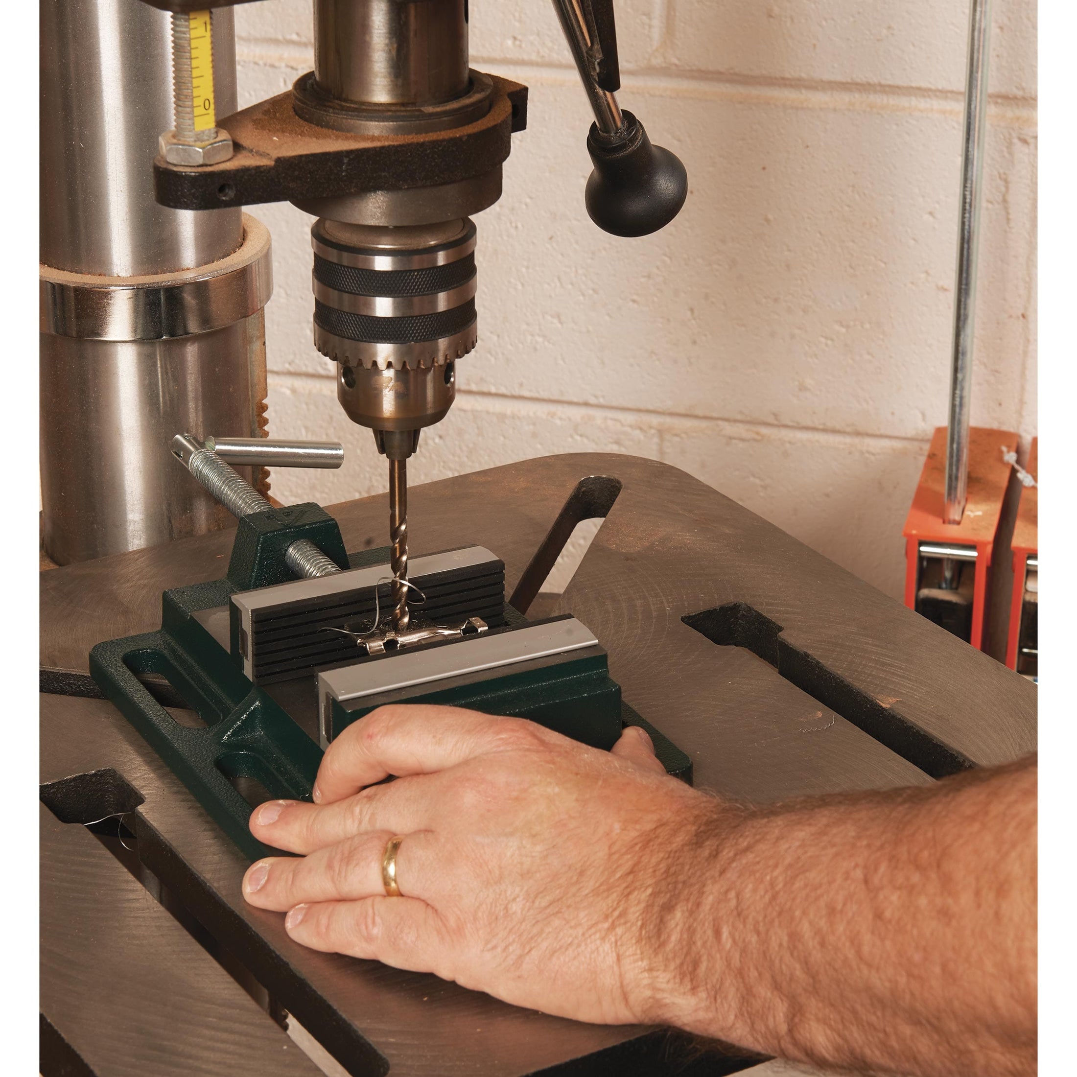 WoodRiver 4" Aluminum Vise Jaws with Rubber Face Grip | Woodcraft