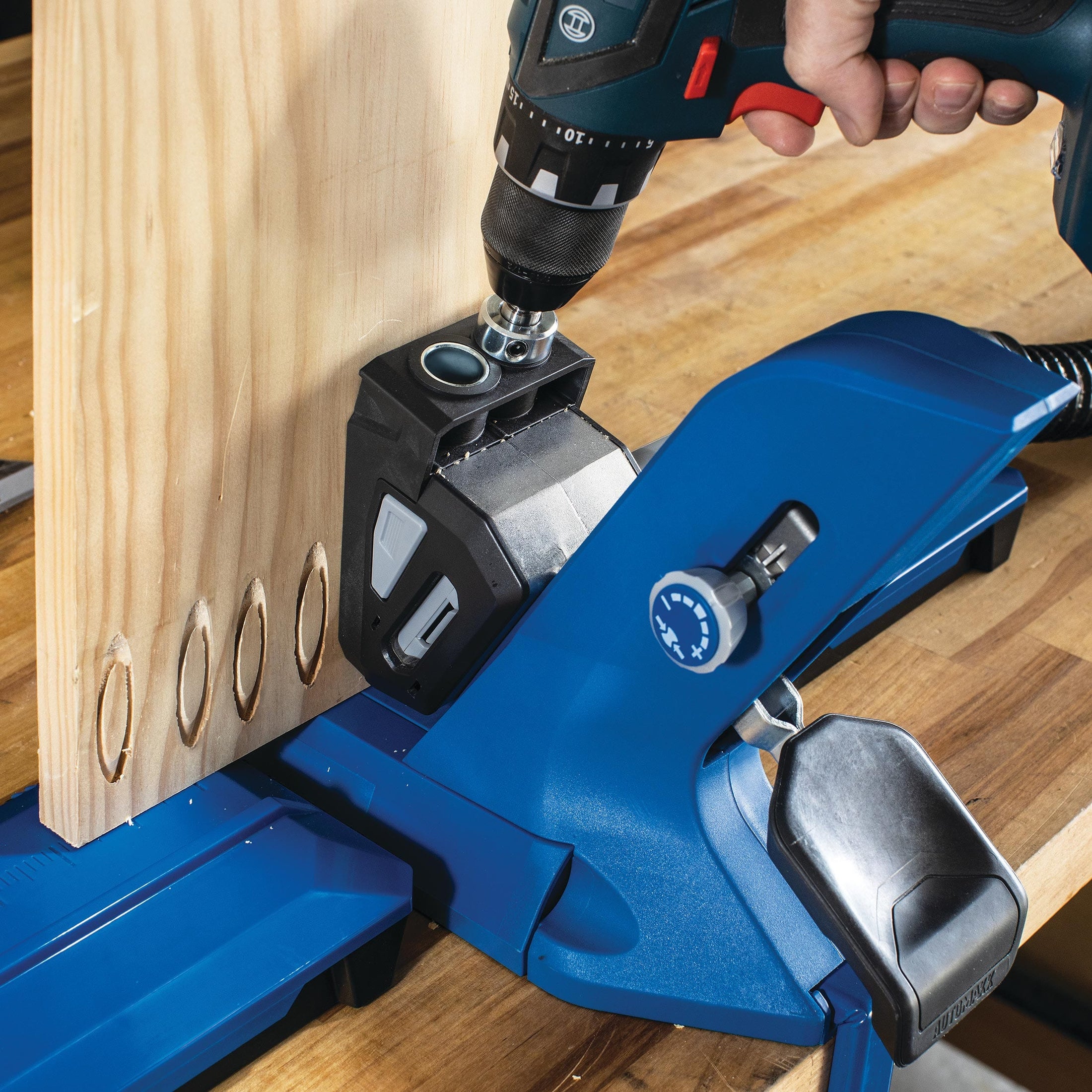 Kreg Custom Plug Cutter Drill Guide Kit 700-Series Pocket-Hole Jig ...