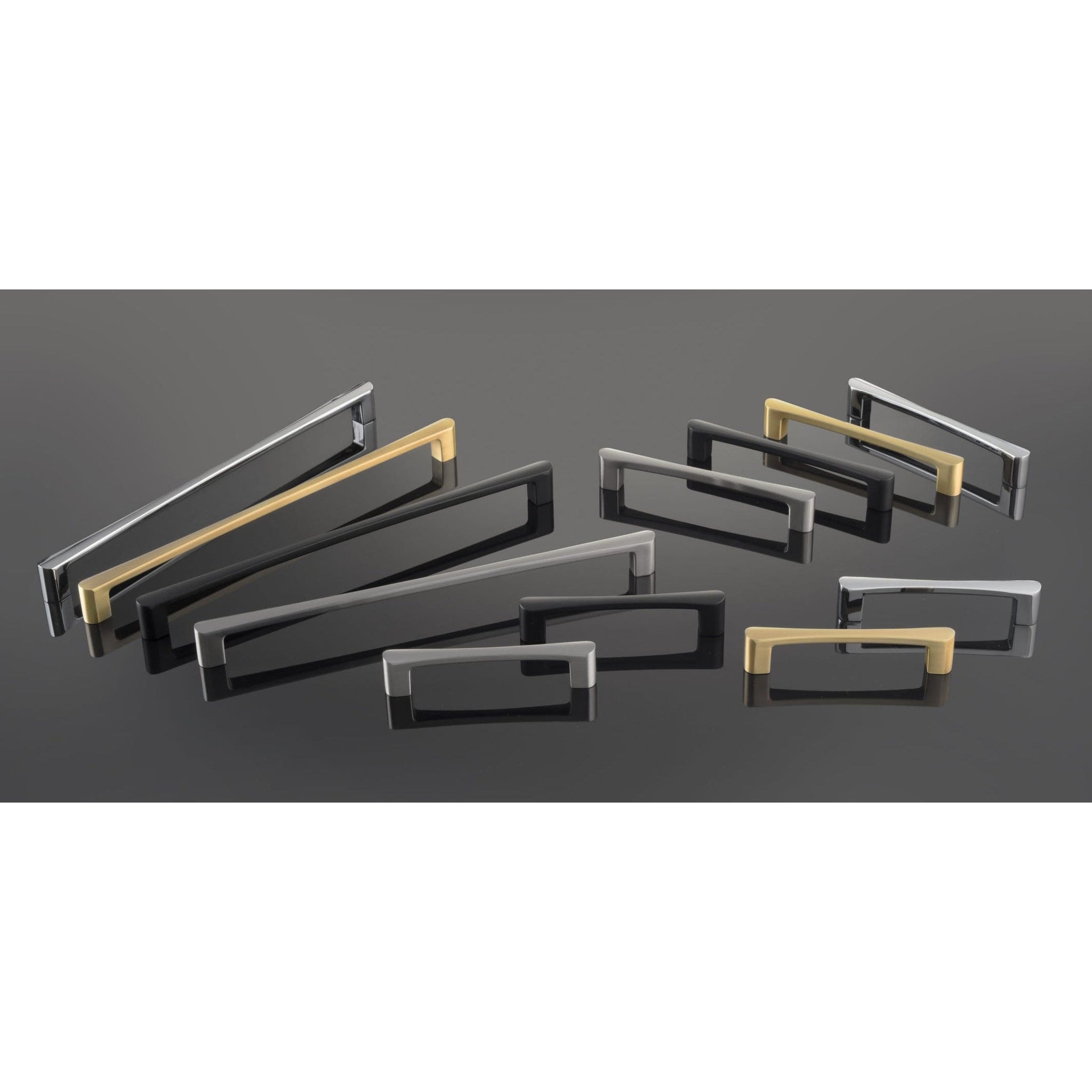 Contemporary Pull - 12-5/8" Center-to-Center - 9/32" W x 13-1/4" L - M ...