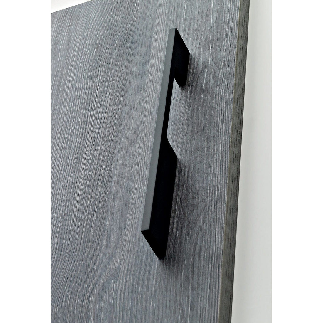 Contemporary Pull, 21-3/8" Center-to-Center, Matte Black | Woodcraft