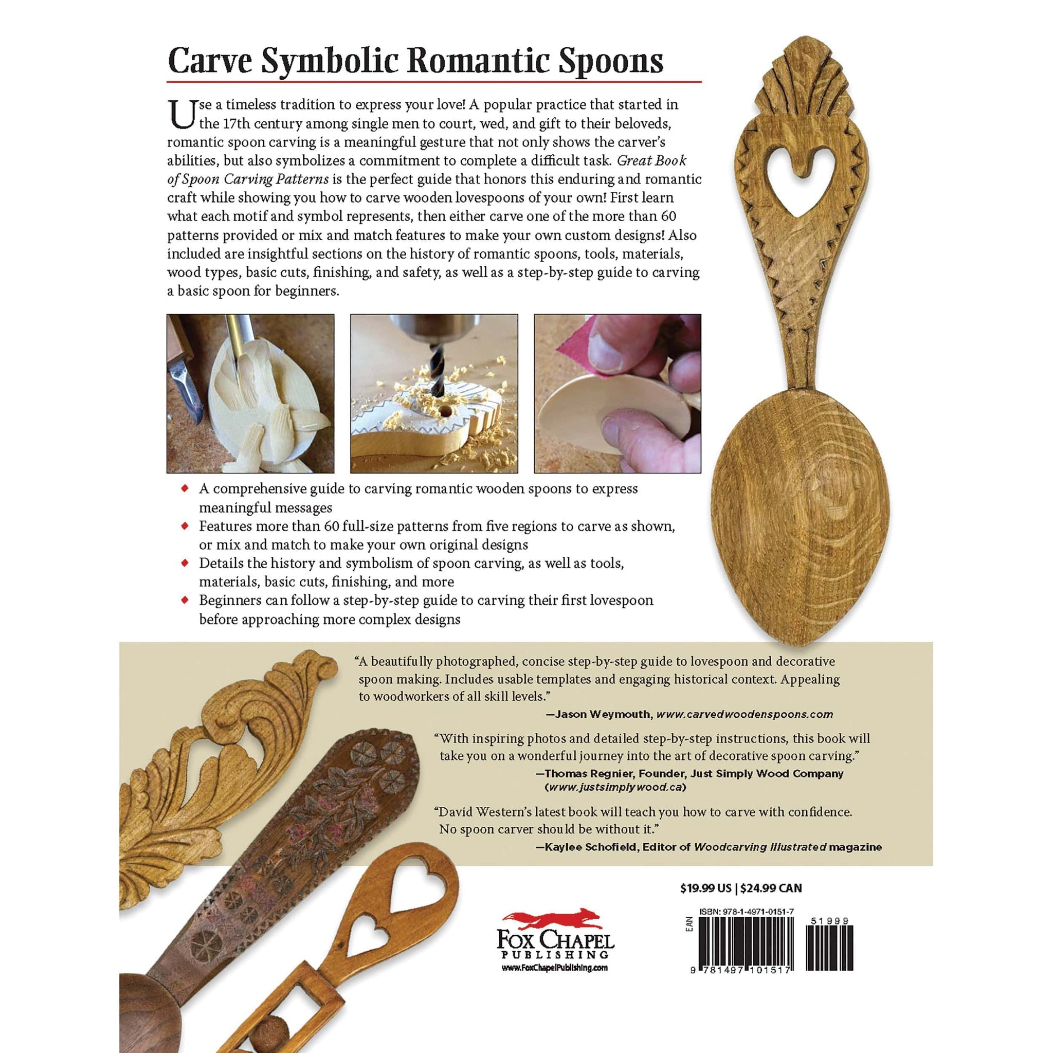 Fox Chapel Great Book of Spoon Carving Patterns | Woodcraft