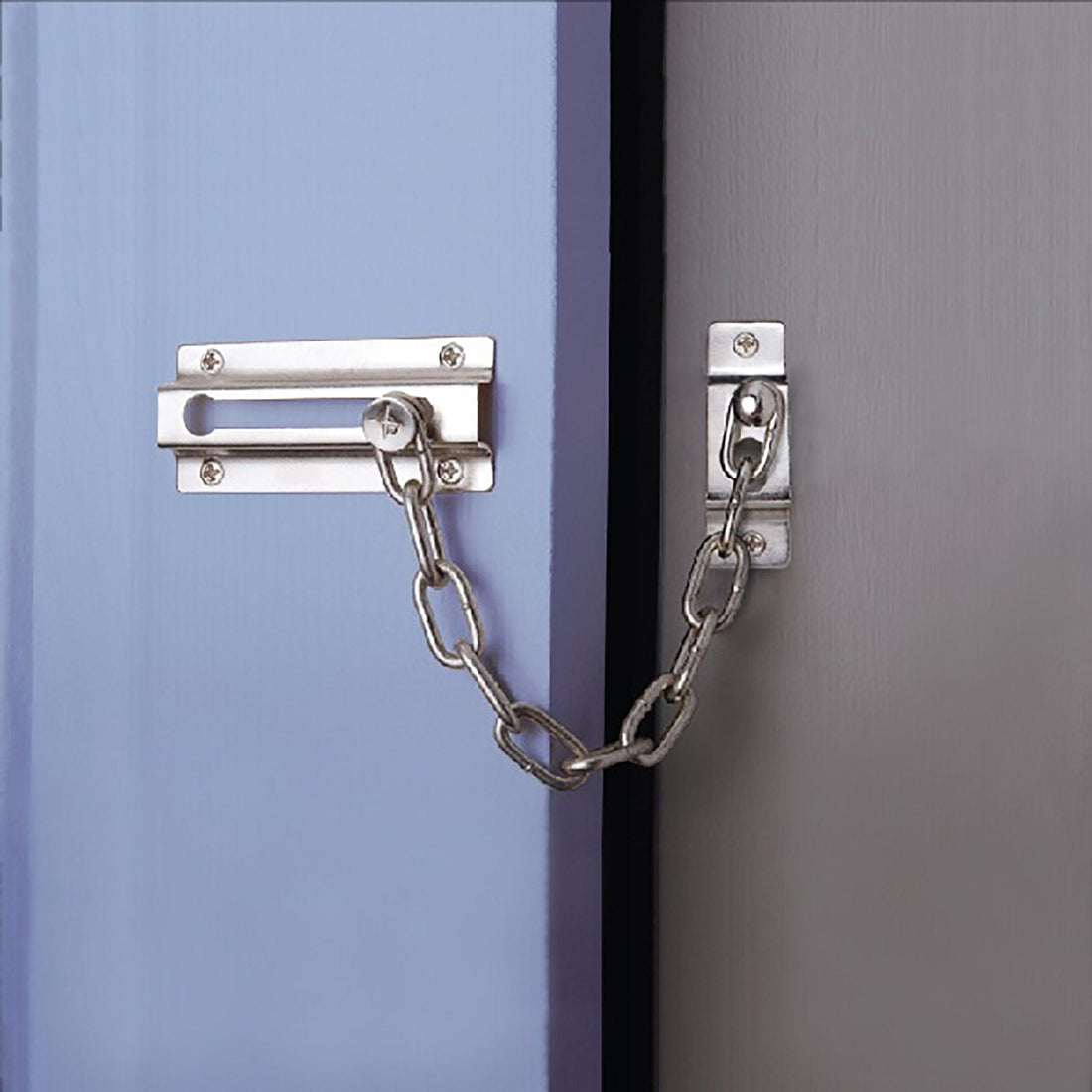 Chain Door Guard Satin Nickel 3-1/2" (88.9 mm) | Woodcraft
