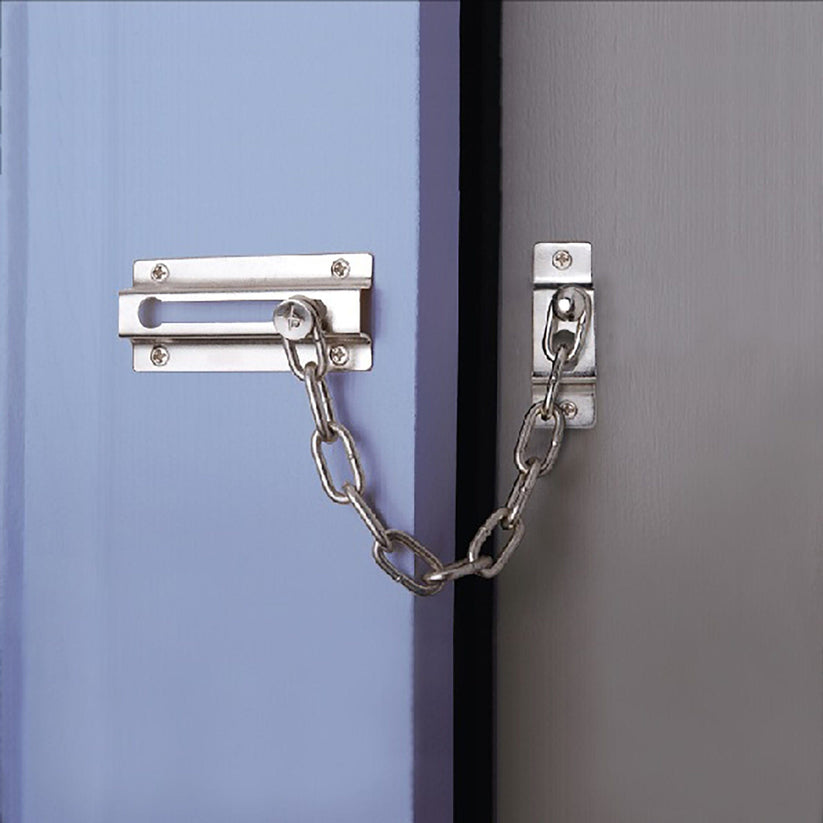 Richelieu Chain Door Guard Satin Nickel 3-1/2" (88.9 mm) | Woodcraft