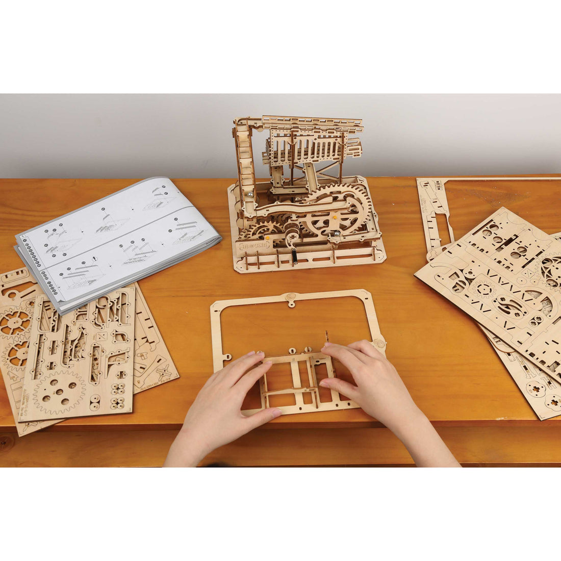 Robotime Marble Squad Model Kit | Woodcraft