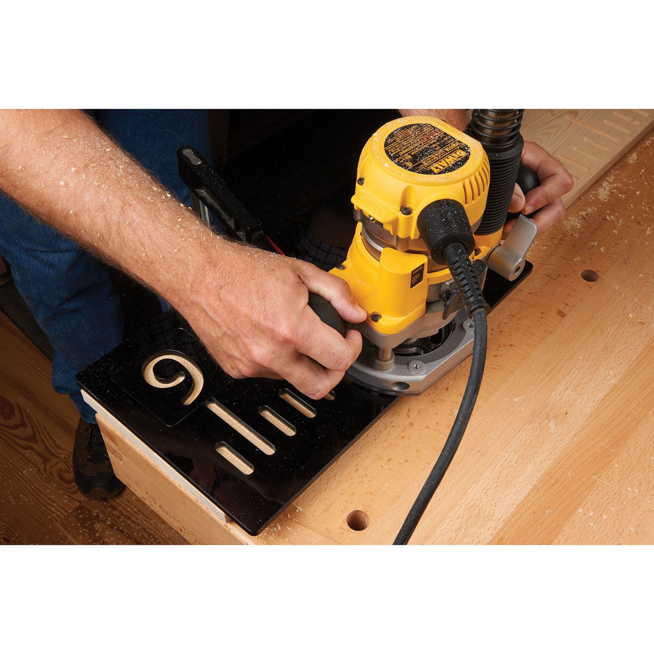 WoodRiver Growth Chart Router Jig | Woodcraft
