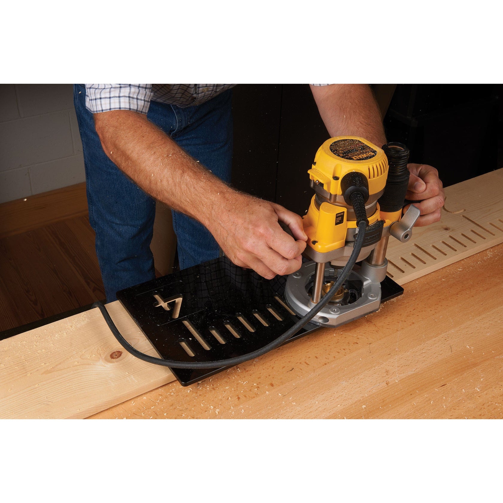 WoodRiver Growth Chart Router Jig | Woodcraft
