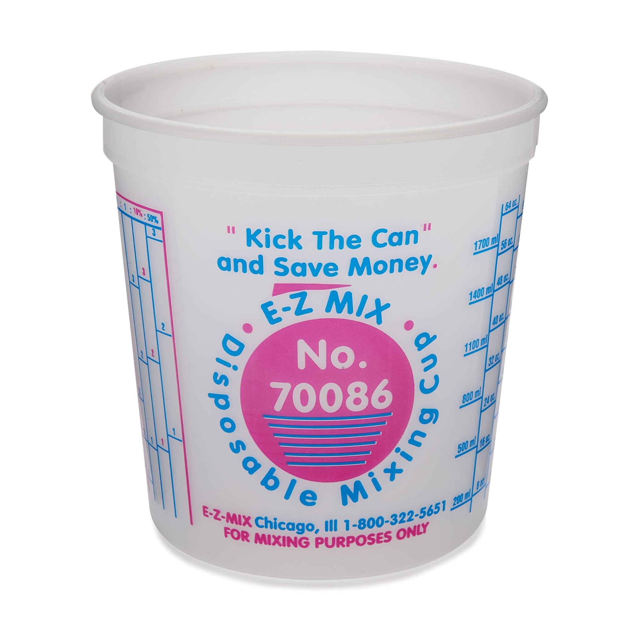 E Z Mix Disposable Quart Mixing Cups and Lids - 25 Packs | Woodcraft