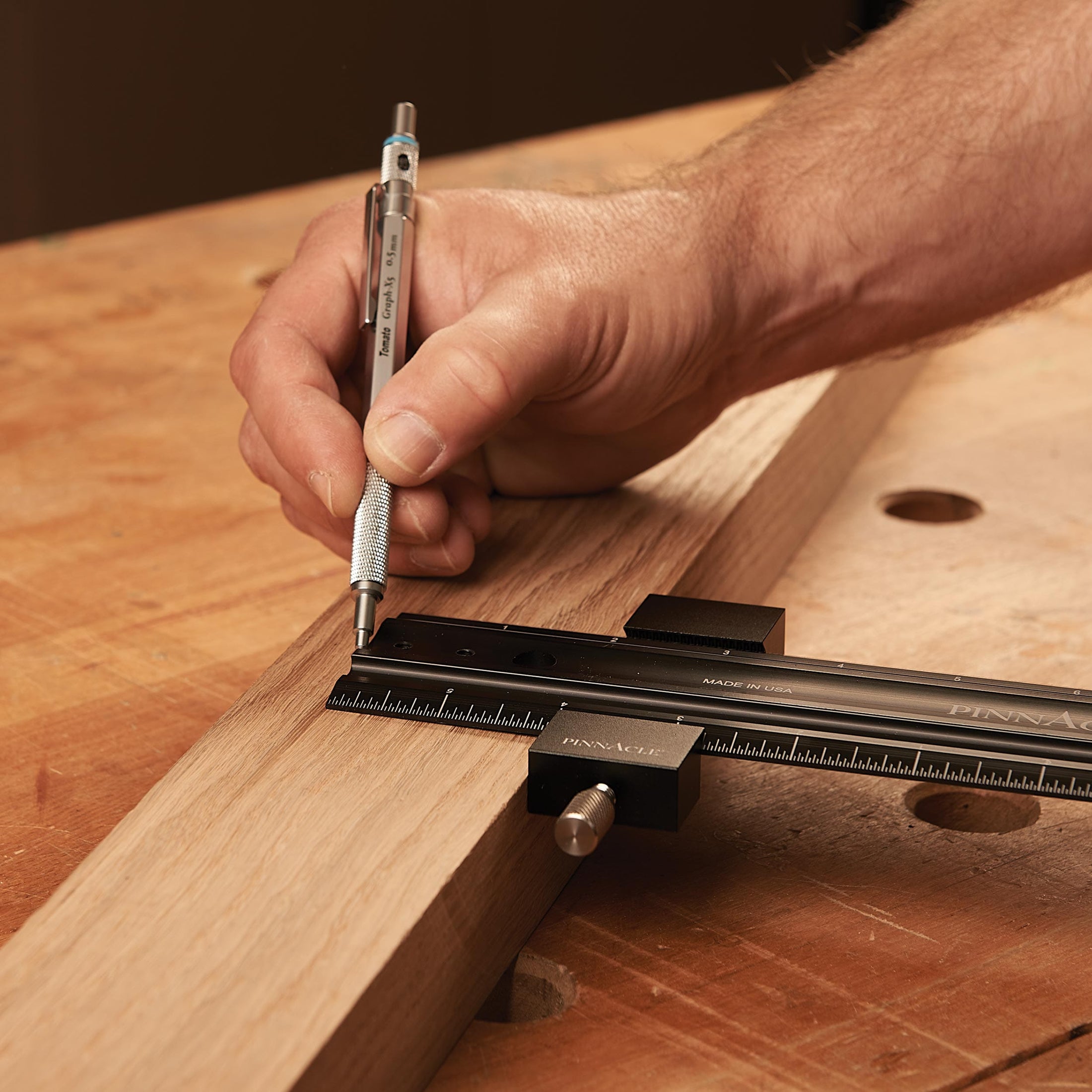 Pinnacle Universal Slide Stop for Rulers | Woodcraft