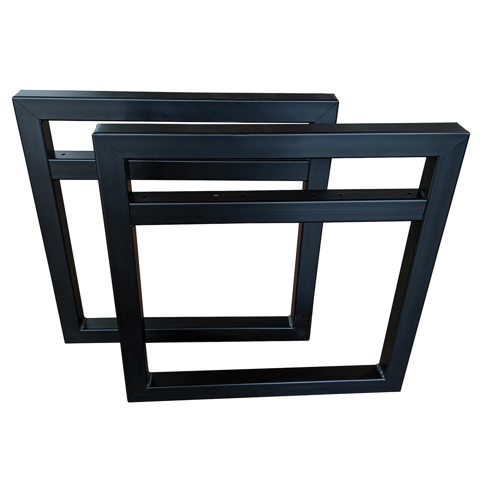 Live Edge Timber Co. - 20" Cube Bench Legs - Black - Pair | Woodcraft