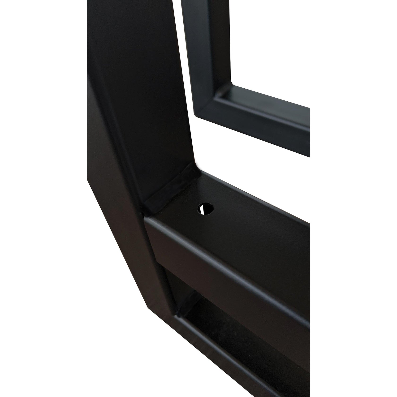 Live Edge Timber Co. - 20" Cube Bench Legs - Black - Pair | Woodcraft