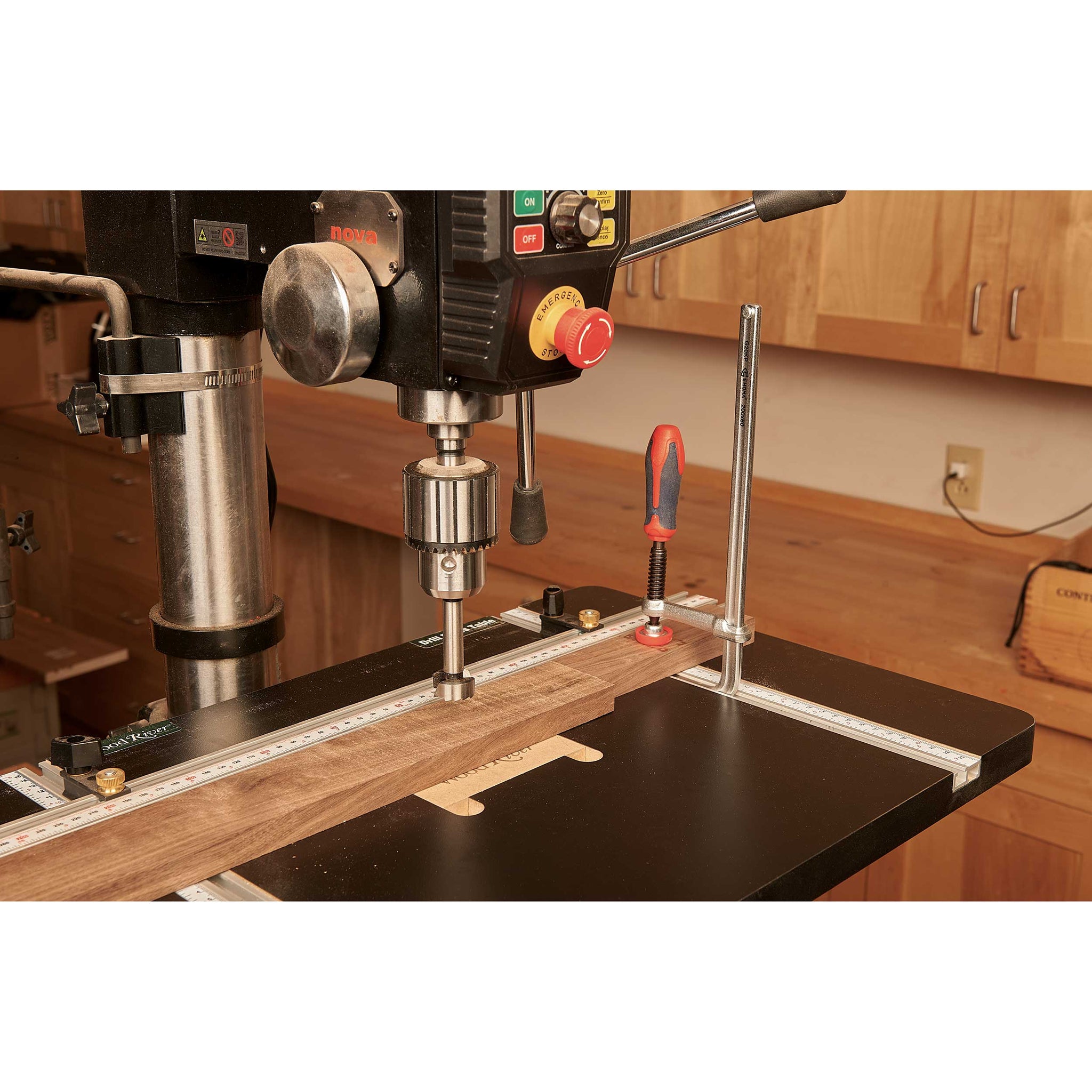 Ehoma 7.5” T-Track Clamp with Screw Handle | Woodcraft