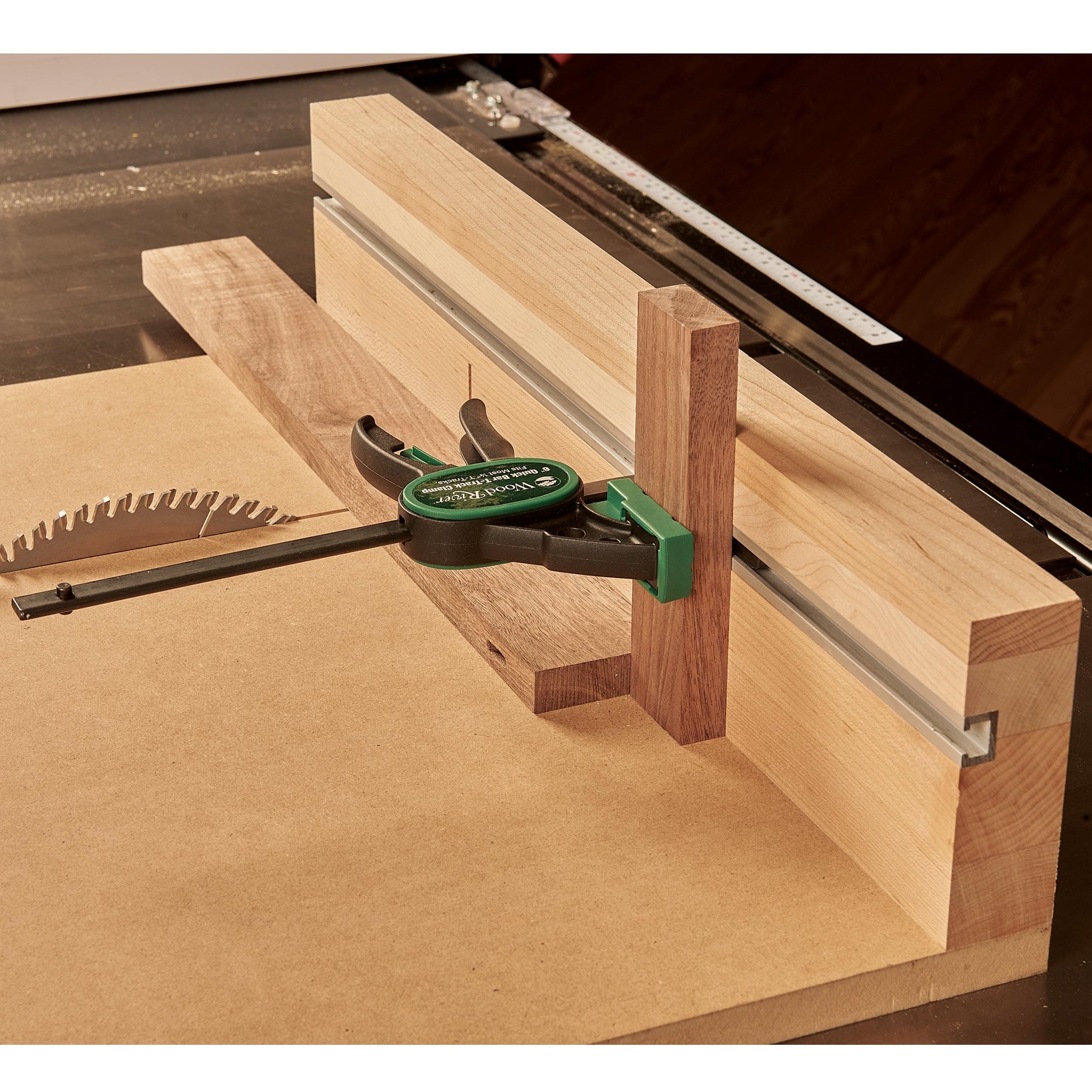 WoodRiver Quick Bar T Track Clamp 6 Inch | Woodcraft