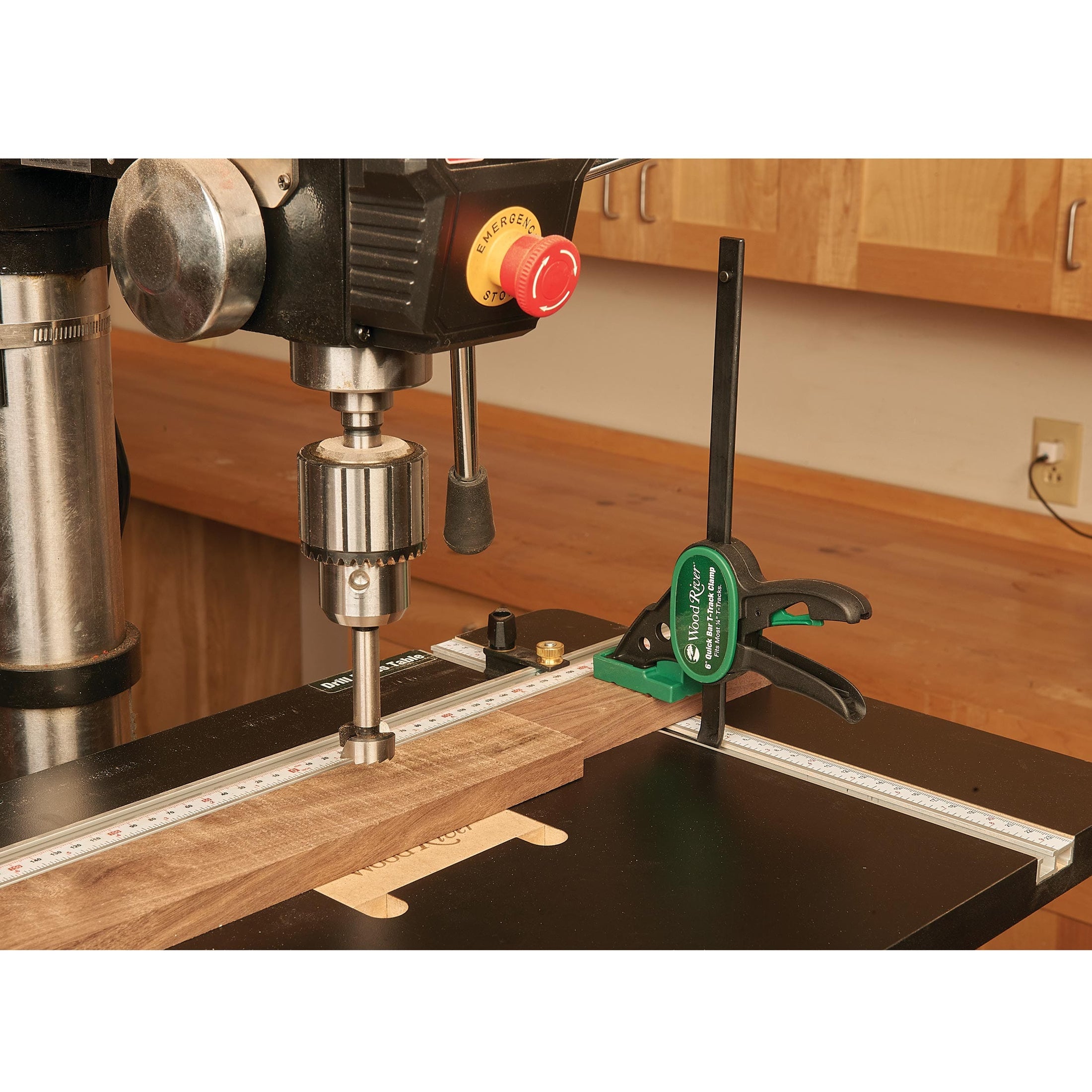 WoodRiver Quick Bar T Track Clamp 6 Inch | Woodcraft