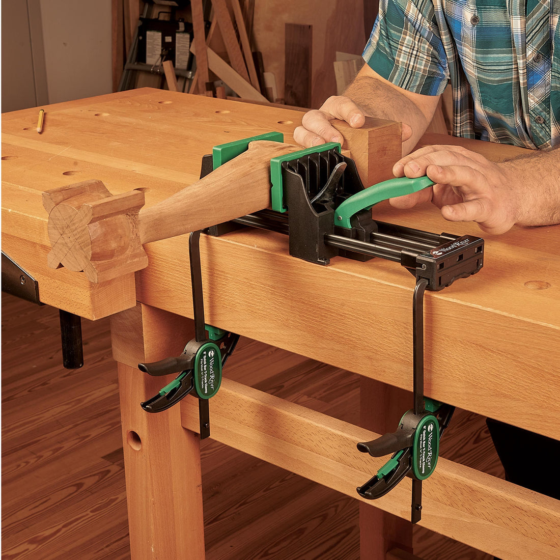 WoodRiver Quick Bar T-Track Clamp - 6" | Woodcraft