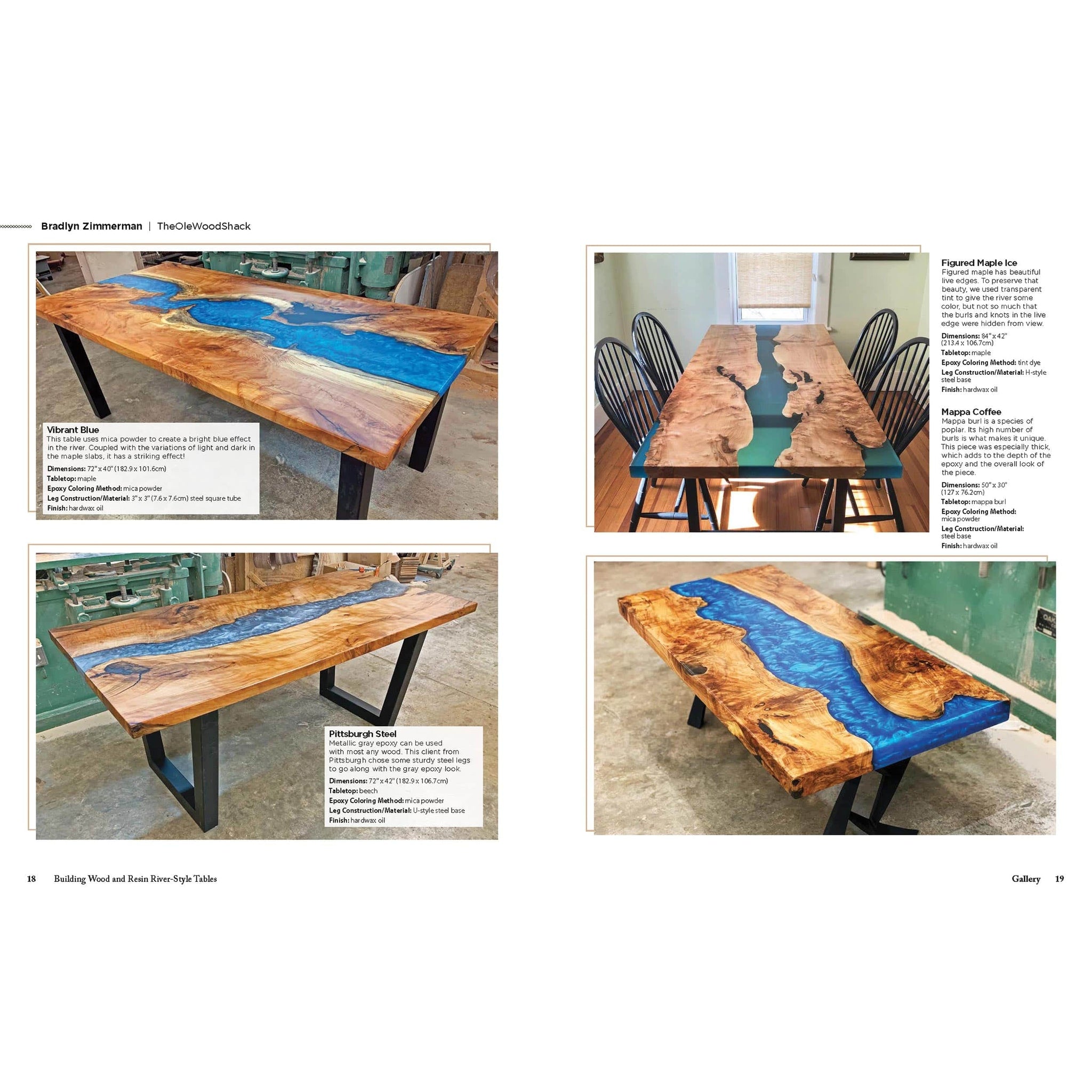 Buy Building Wood and Resin River-Style Tables Book at Woodcraft
