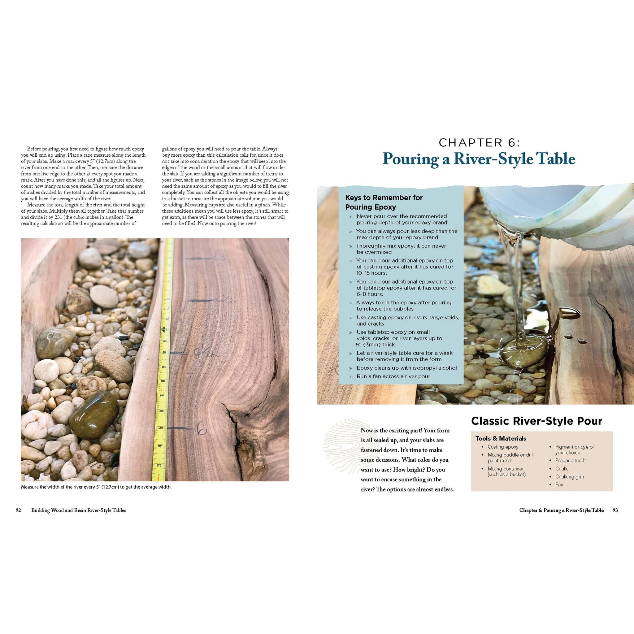 Fox Chapel Building Wood and Resin River-Style Tables | Woodcraft