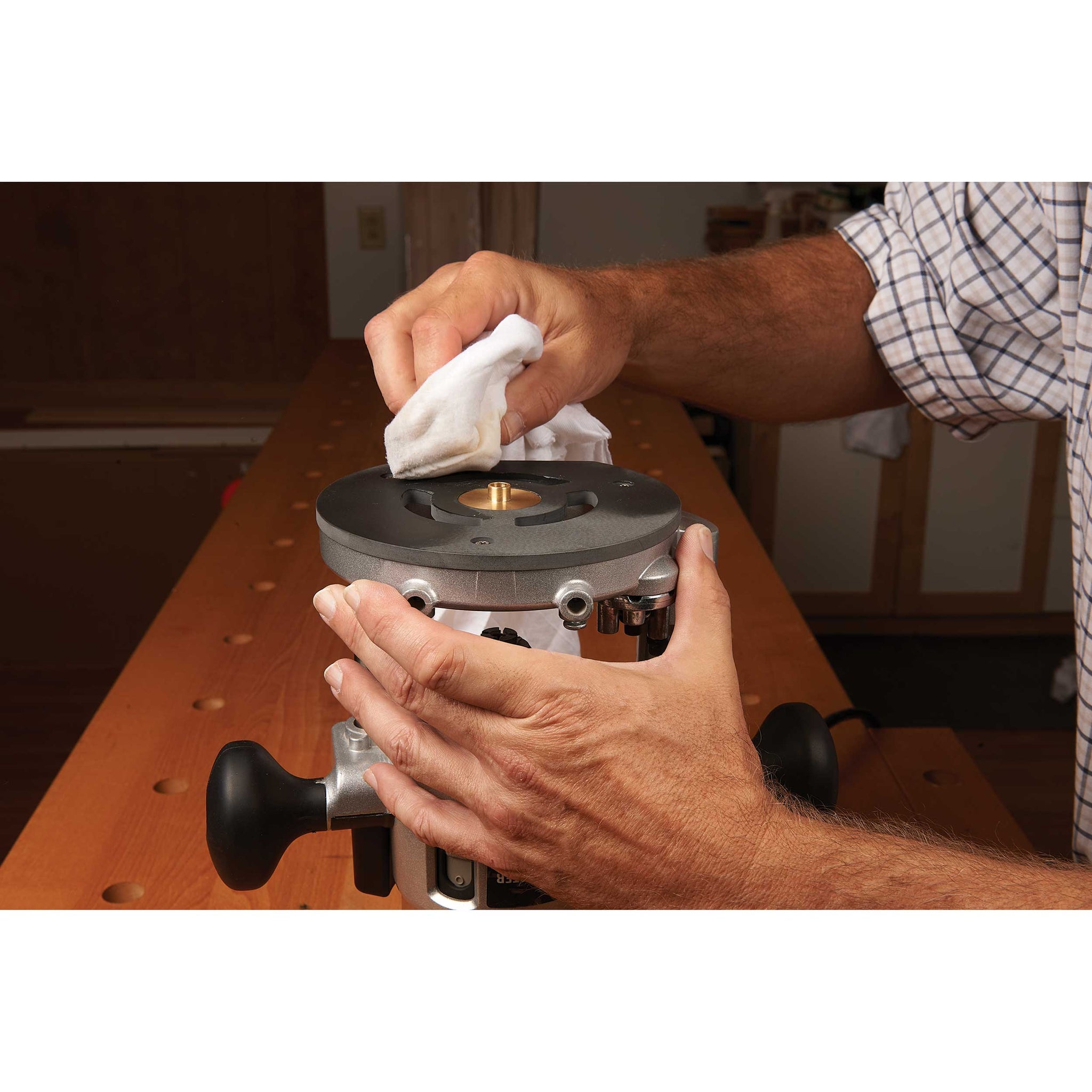 WoodRiver Router Baseplate - PC890/DW618 - Plunge Base | Woodcraft