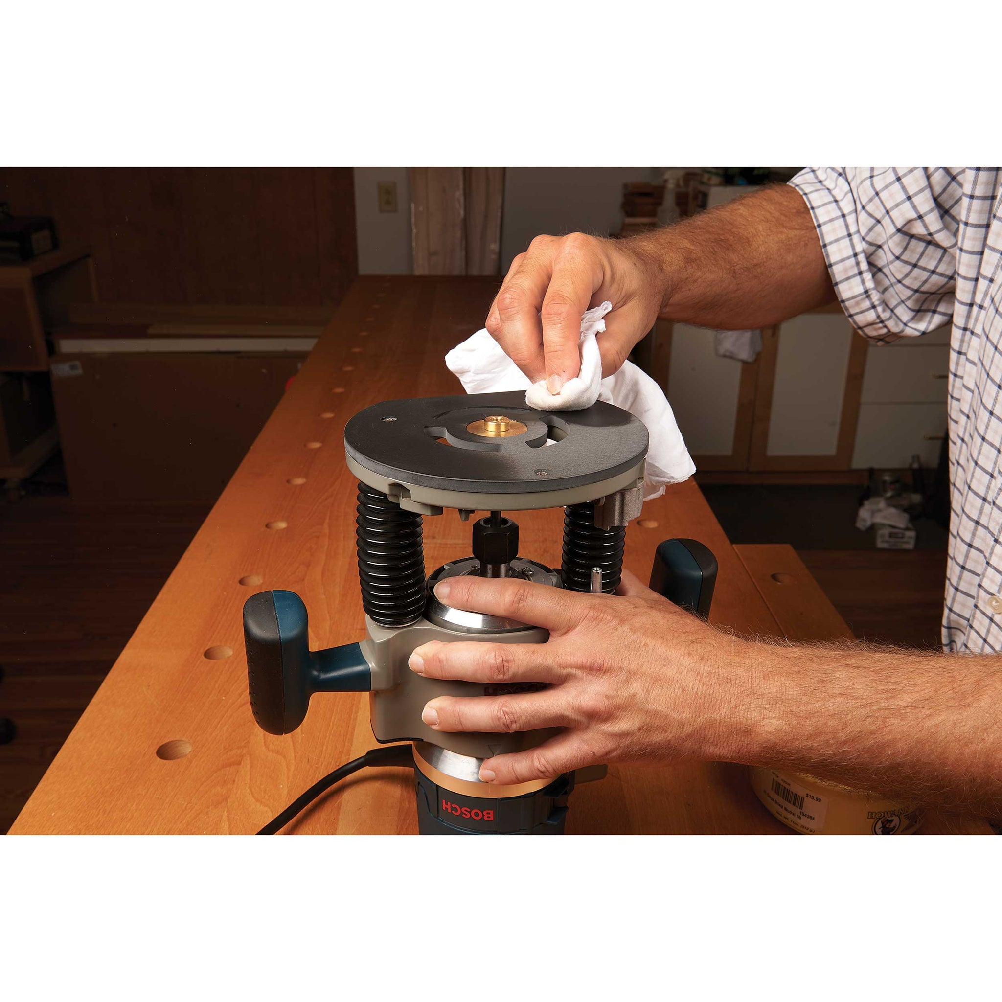 WoodRiver Router Baseplate - Bosch 1617 - Plunge Base | Woodcraft
