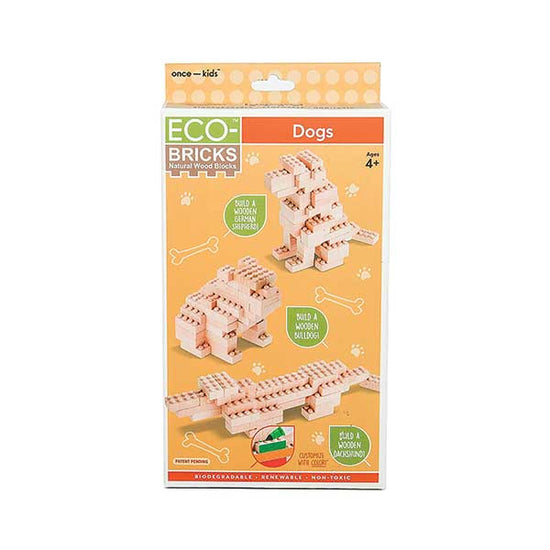 ECO-BRICKS - Wooden Bricks 3-in-1 Builds - Dog | Woodcraft