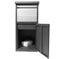 RTS ParcelWirx Lockable Package Box with Chute, Graphite | Woodcraft