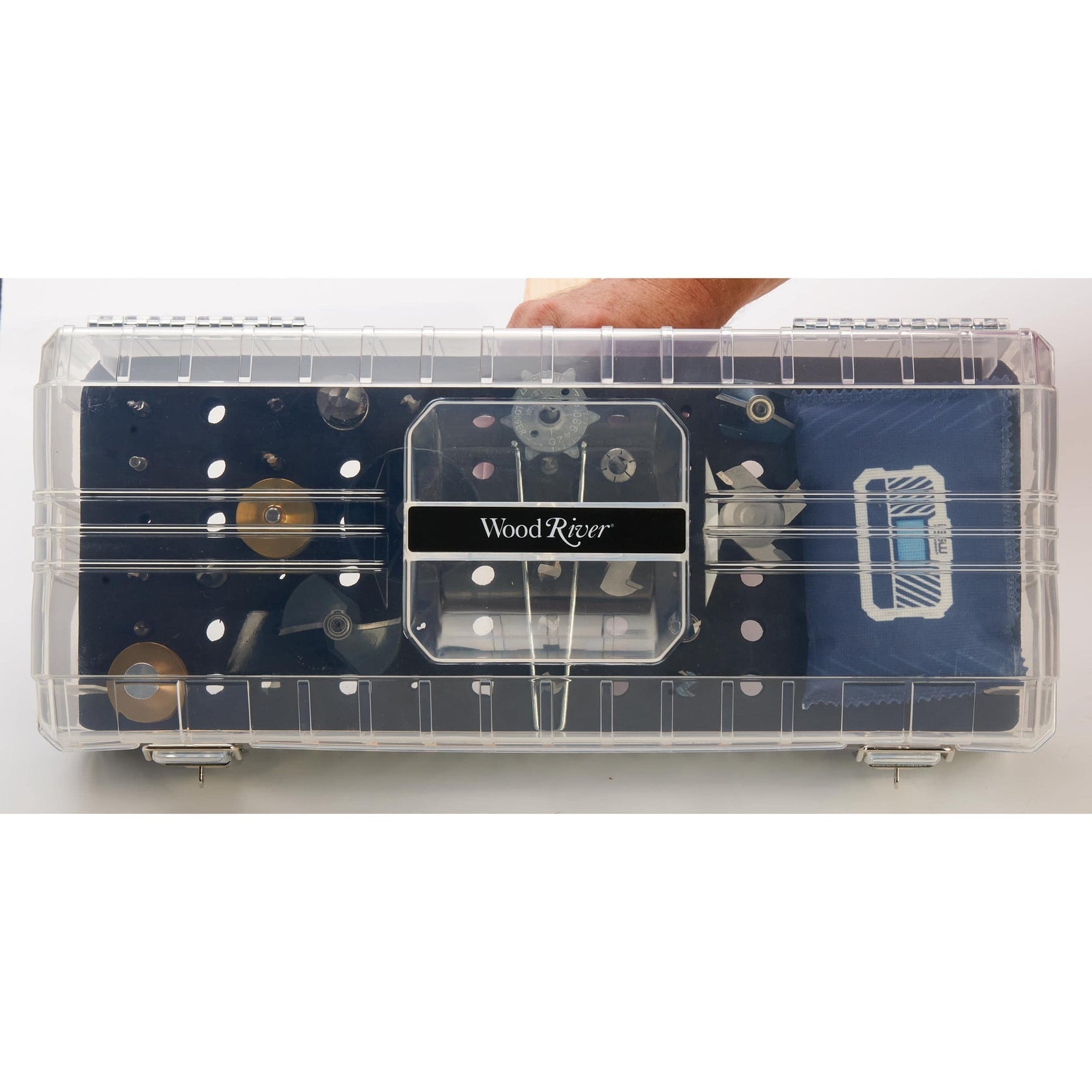 WoodRiver Router Bit Storage Case with Desiccant Bag | Woodcraft