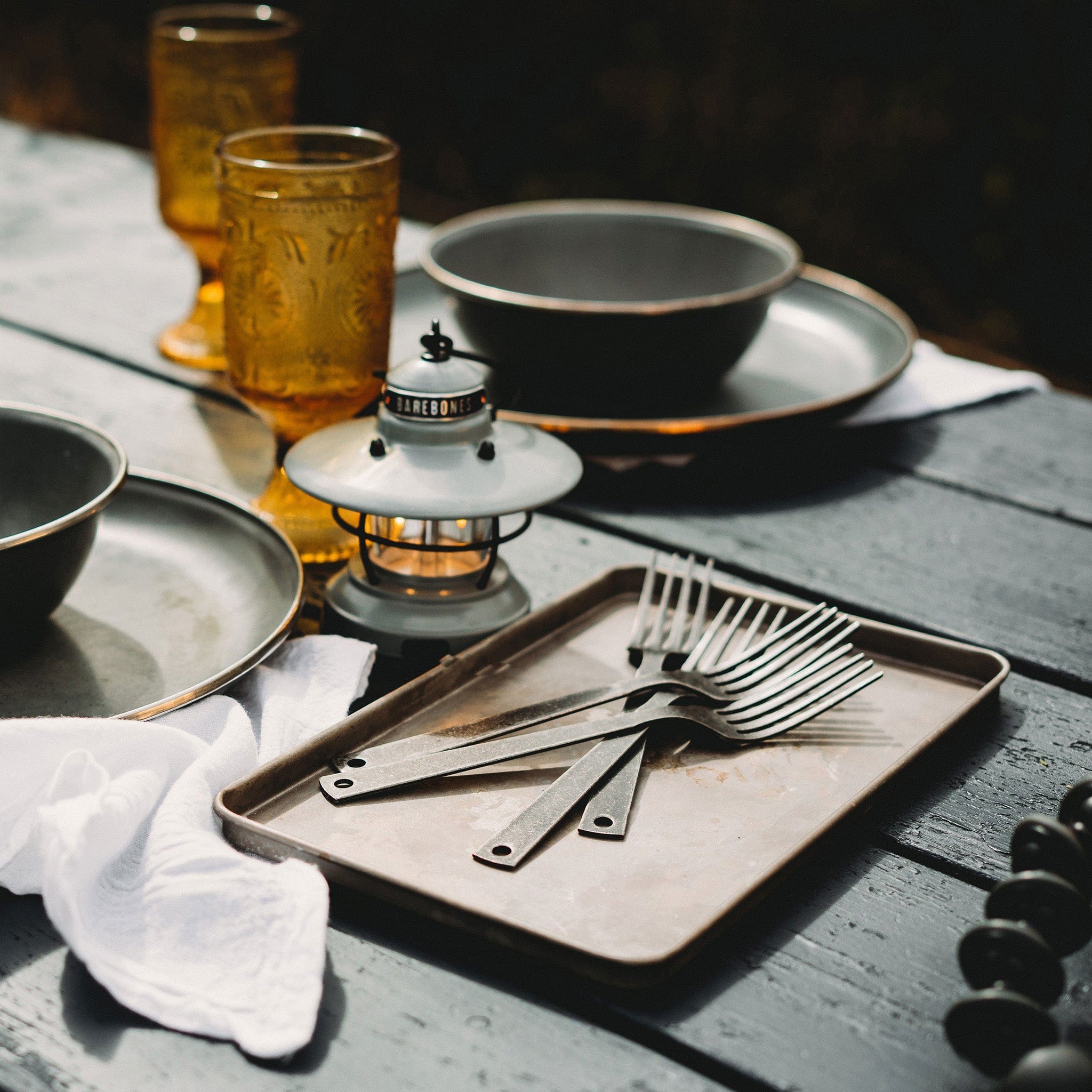 Barebones Flatware Set Matte Indoor/Outdoor | Woodcraft