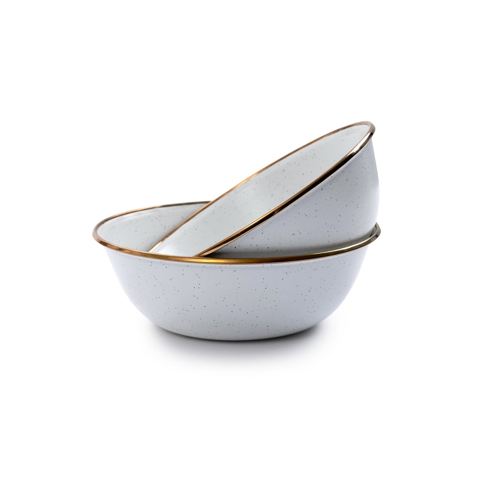 Enamel Bowl Set Eggshell Indoor/Outdoor | Woodcraft