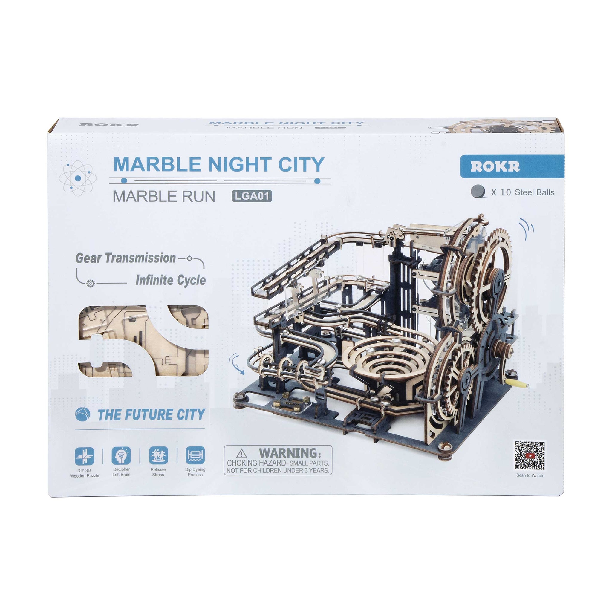 Robotime Marble Night City | Woodcraft