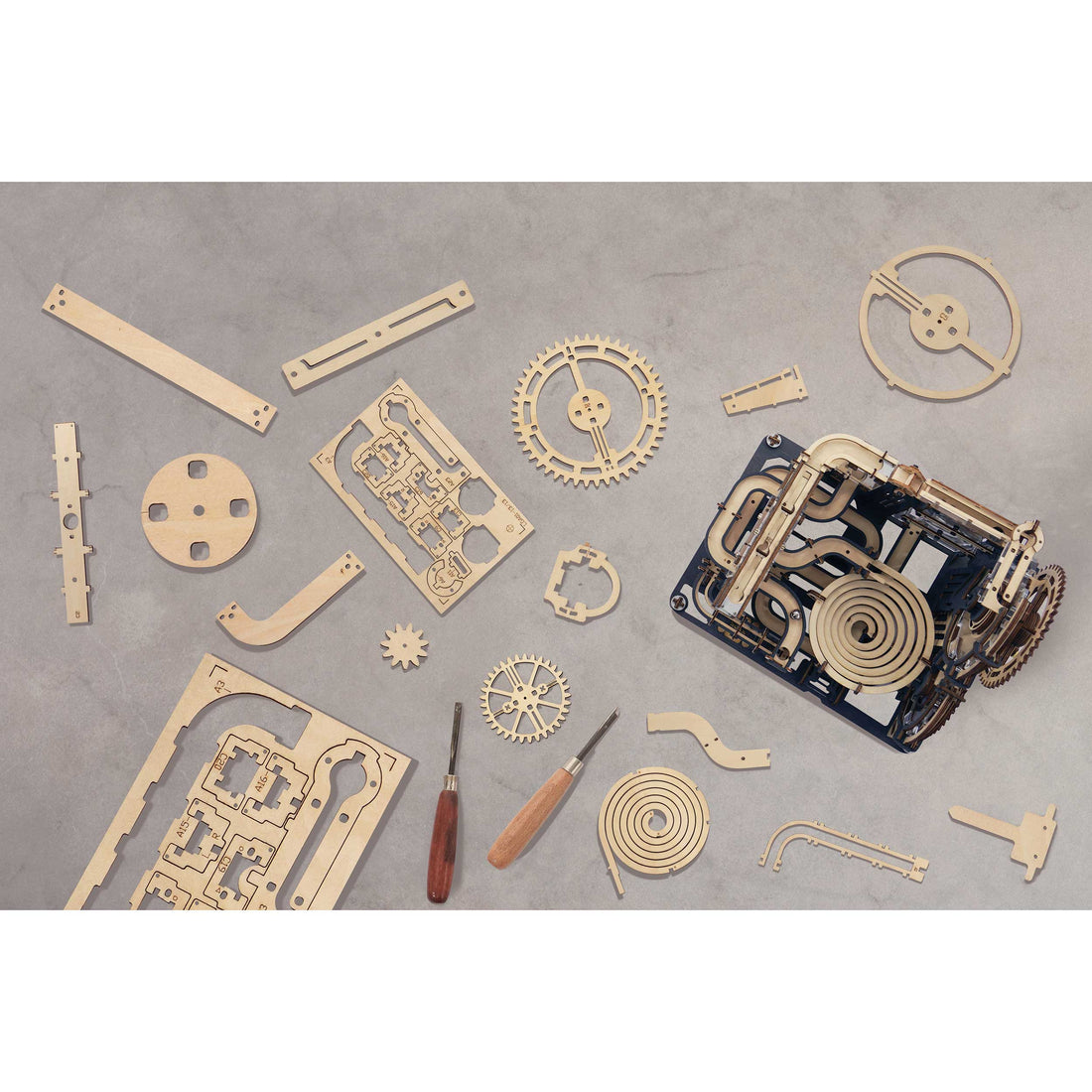 Robotime Marble Night City Model Kit | Woodcraft