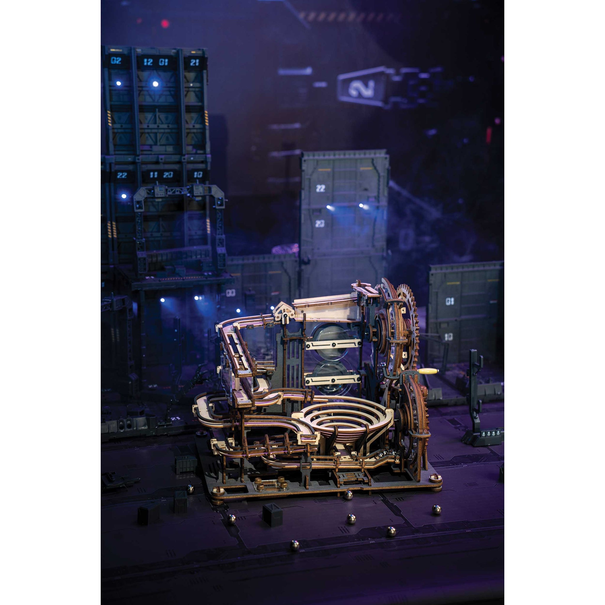 Robotime Marble Night City Model Kit | Woodcraft