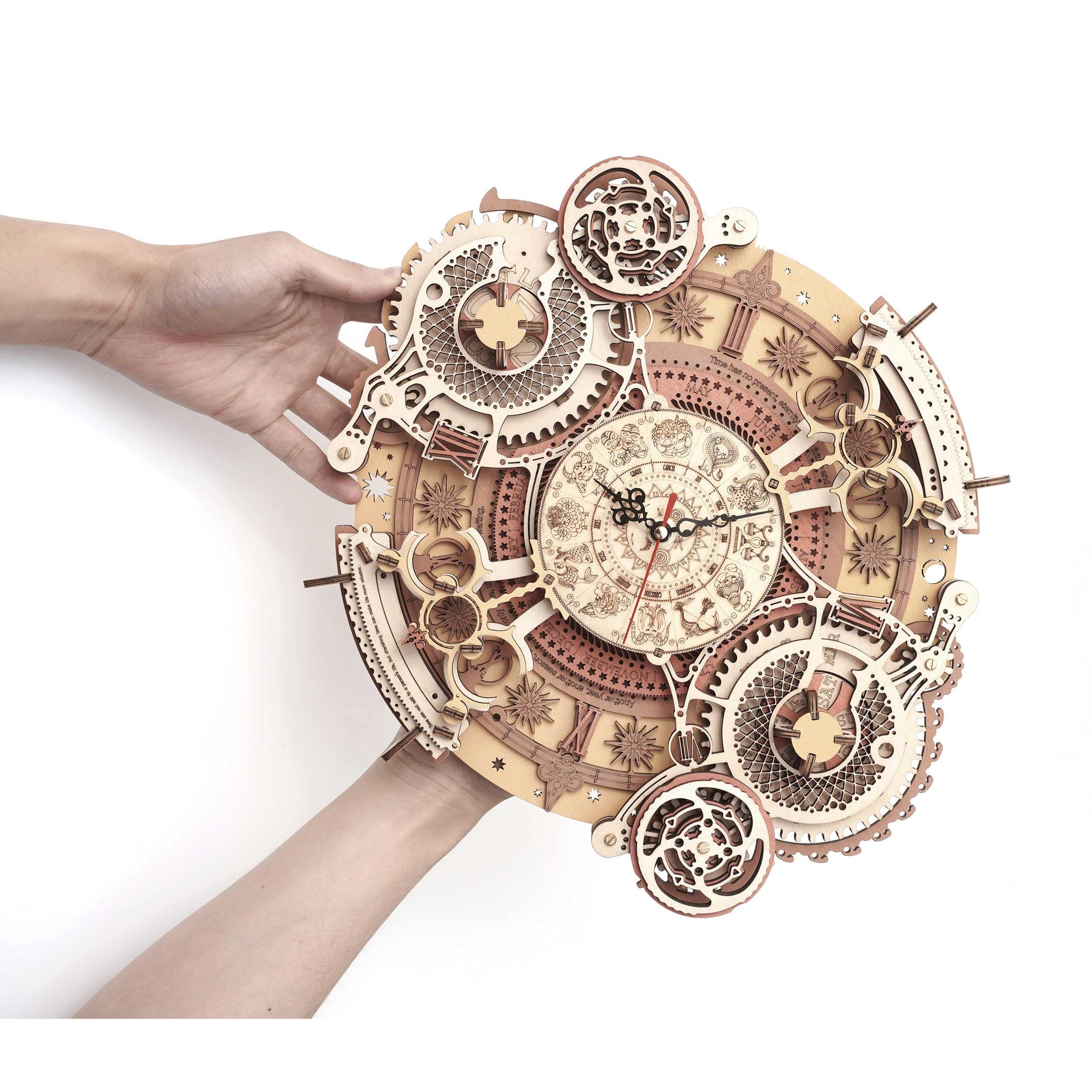 Robotime Zodiac Wall Clock | Woodcraft