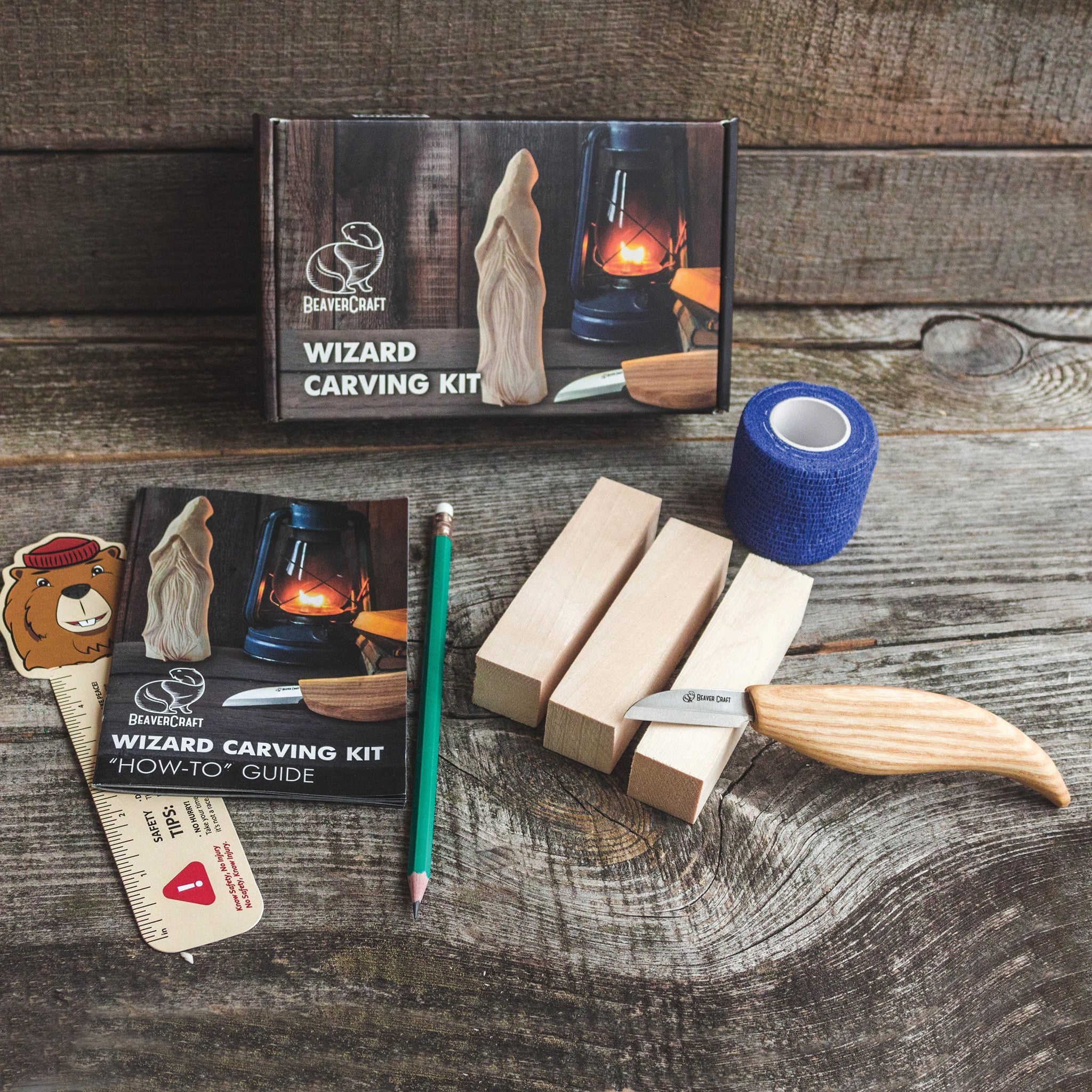 Beavercraft Wizard Carving Kit | Woodcraft
