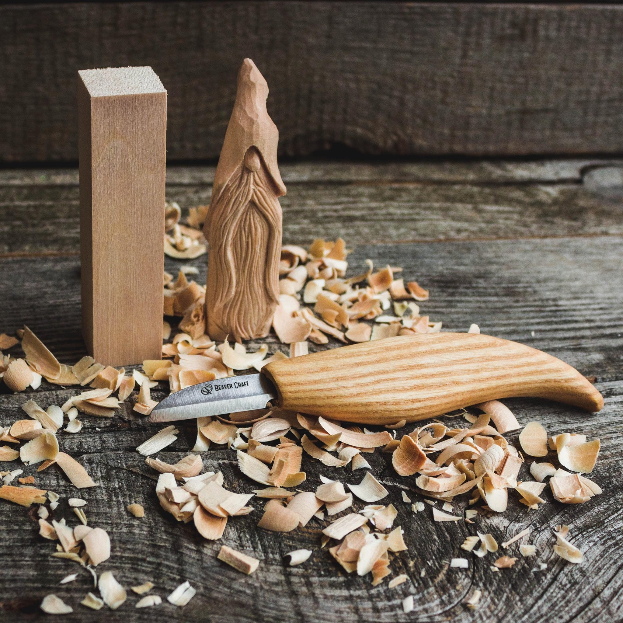 Beavercraft Wizard Carving Kit | Woodcraft