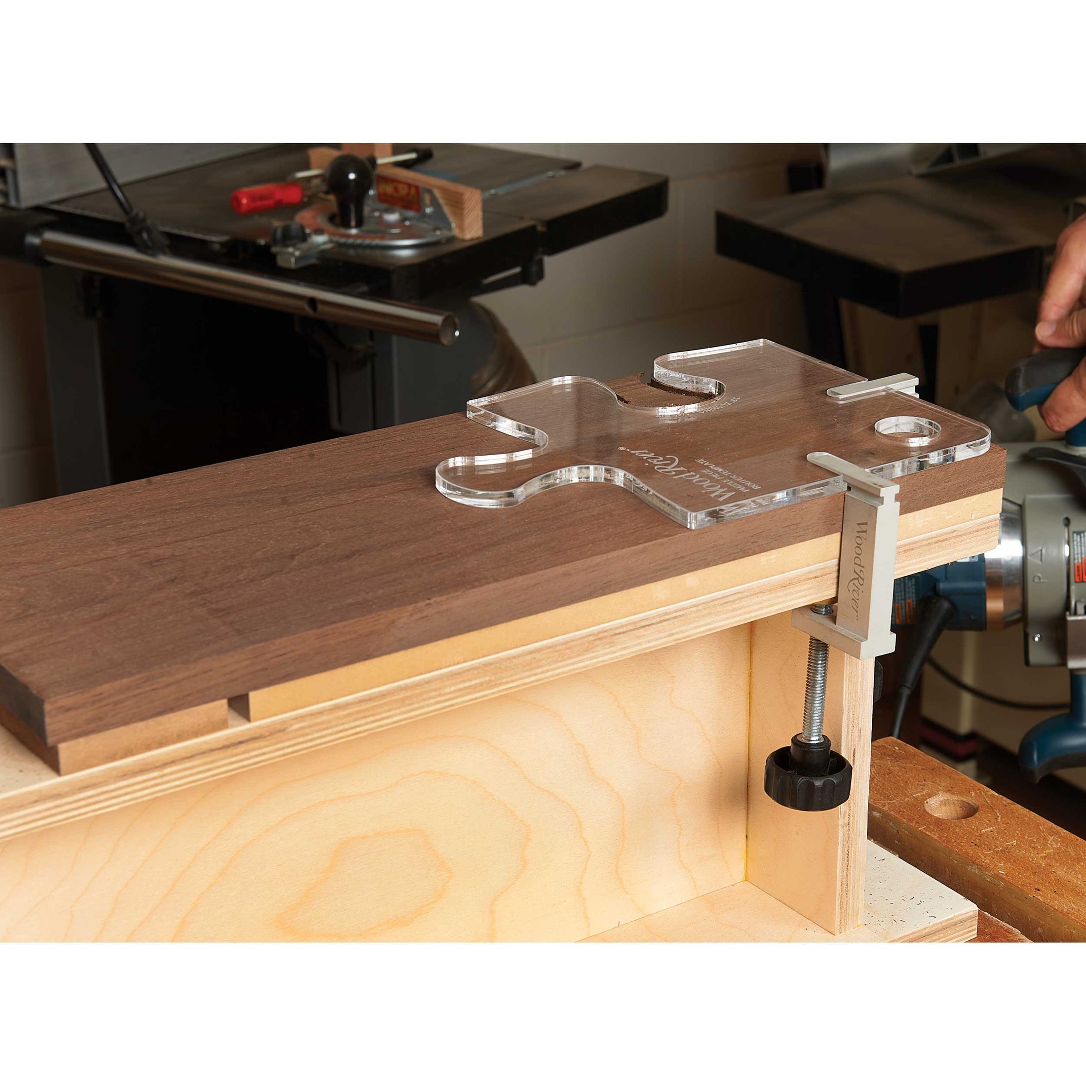 WoodRiver Puzzle Piece Router Template for Creative Projects | Woodcraft